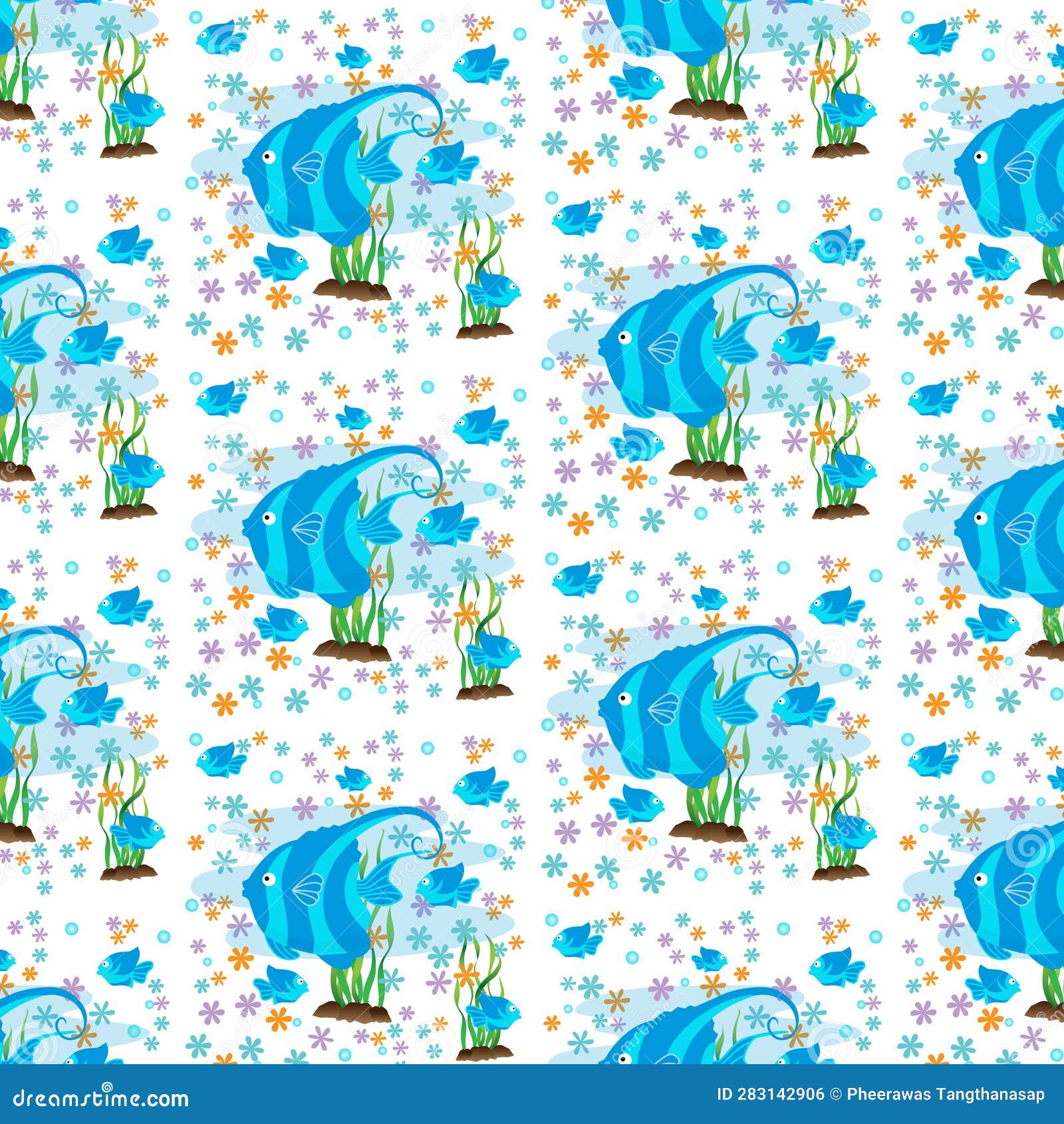 Family Of Fish Vector Illustration | CartoonDealer.com #7776520