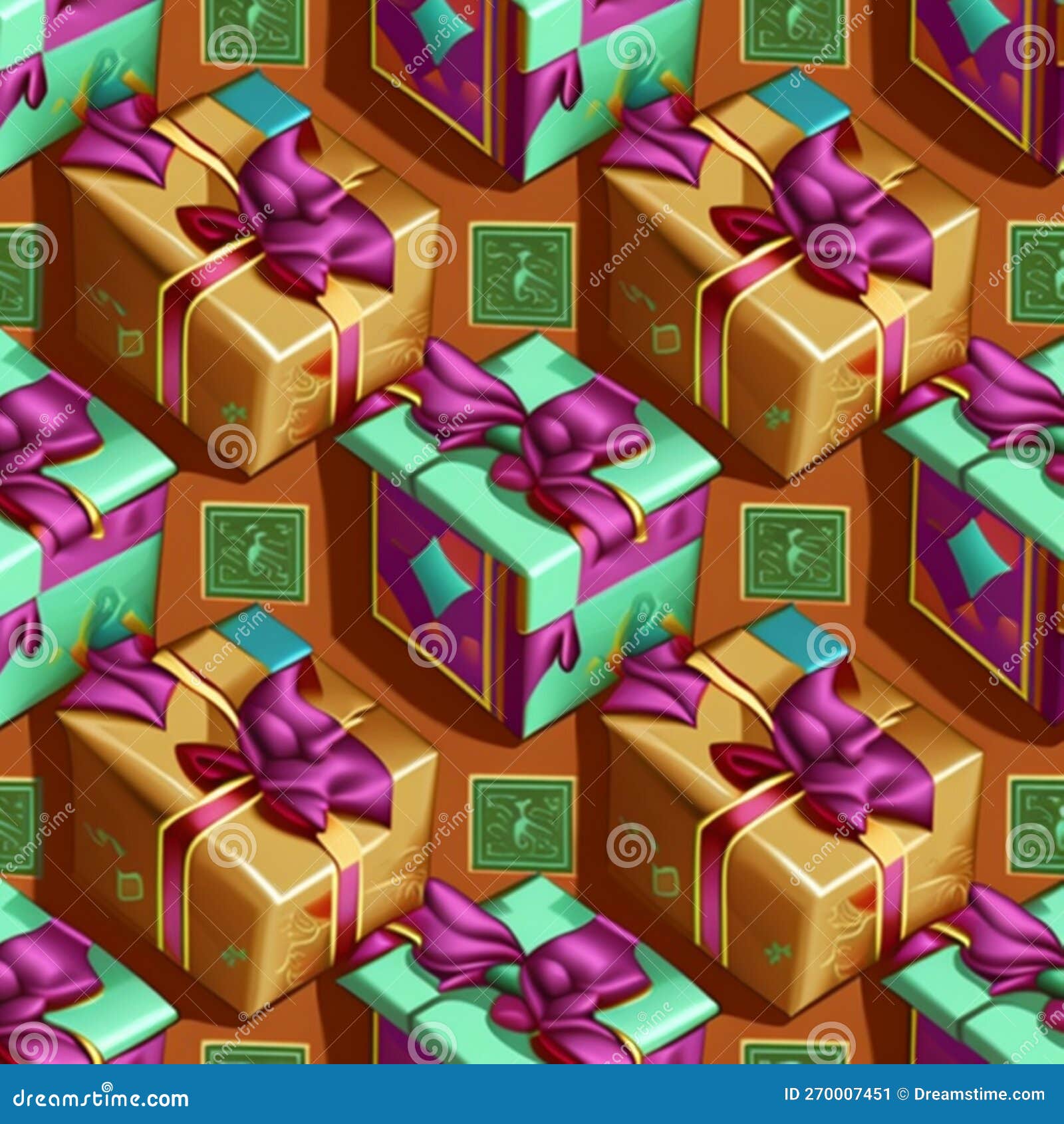 Gift theme pattern stock illustration. Illustration of gift - 270007451