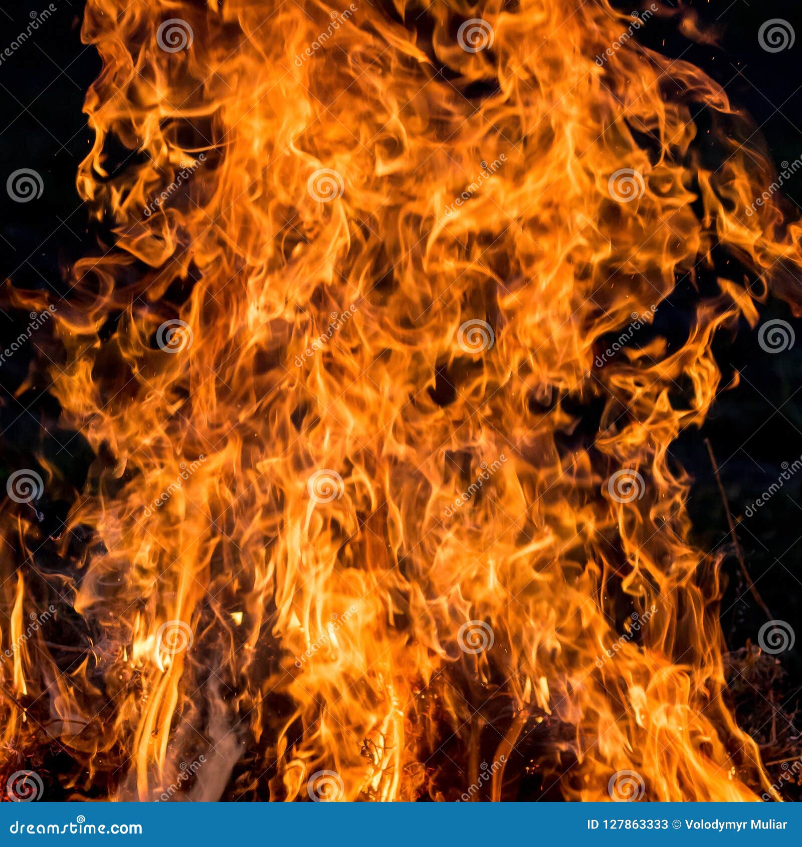Pattern of Fire. Square Pattern for Design_ Stock Image - Image of ...