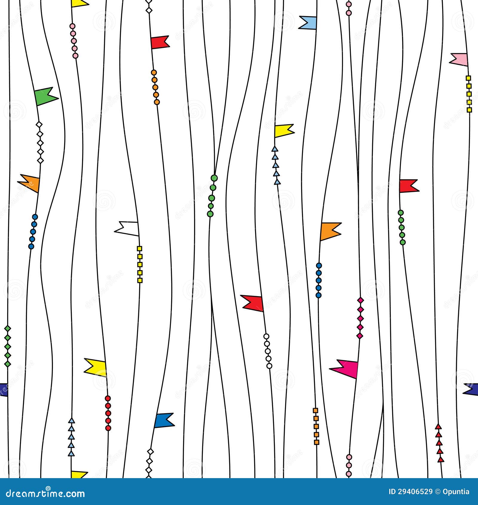 Pattern with flags stock vector. Illustration of flags - 29406529