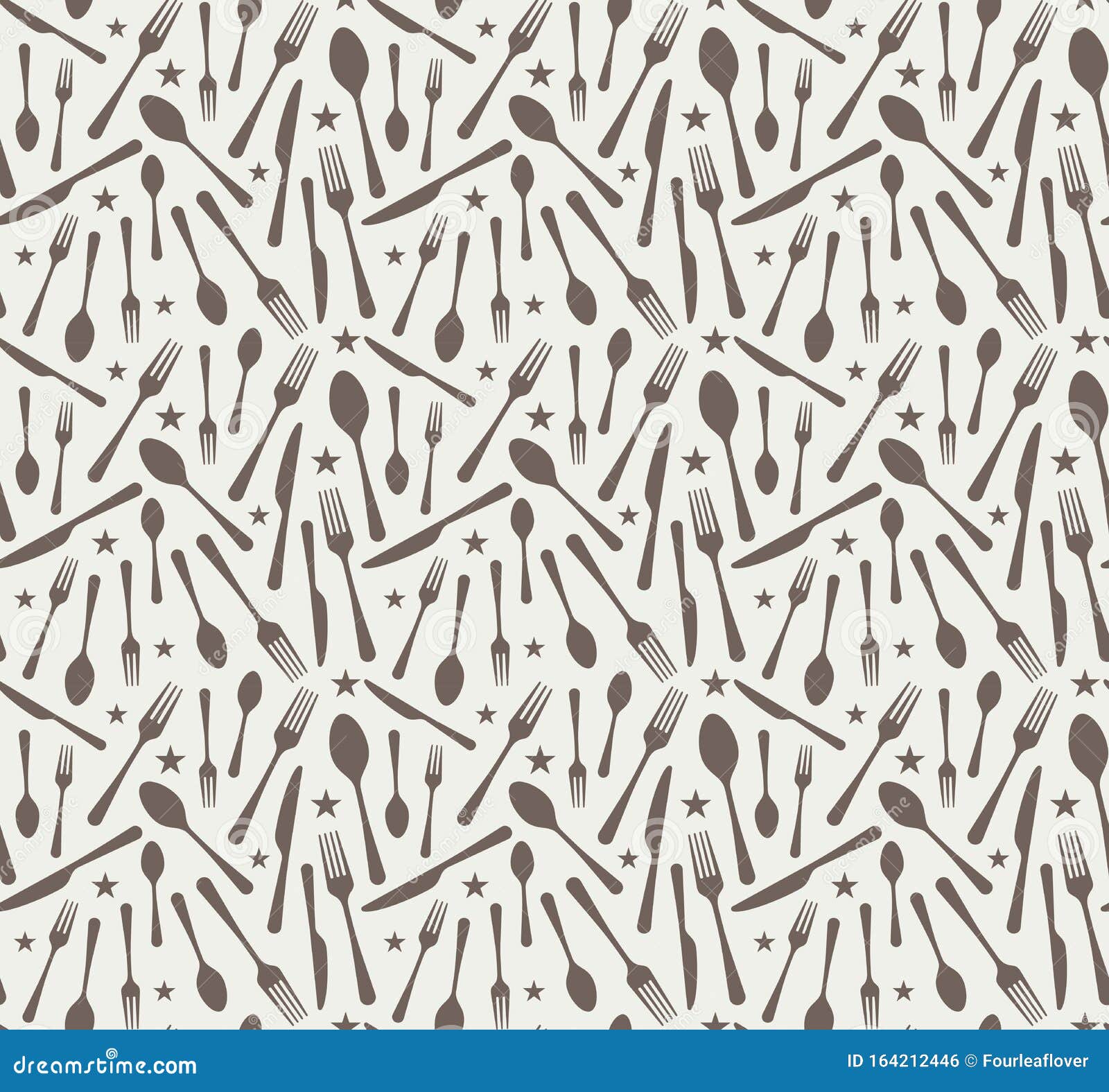Pattern of the flatware stock vector. Illustration of drawing - 164212446