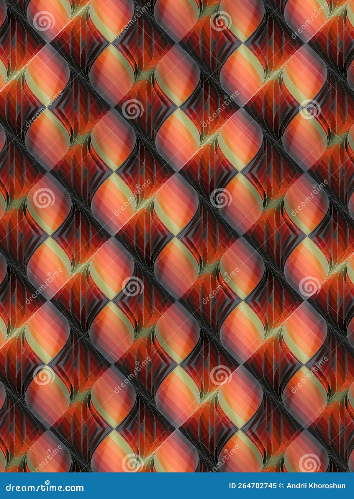 Pattern of Flipping Pages with a Stepped Striped Gradient. Geometric ...