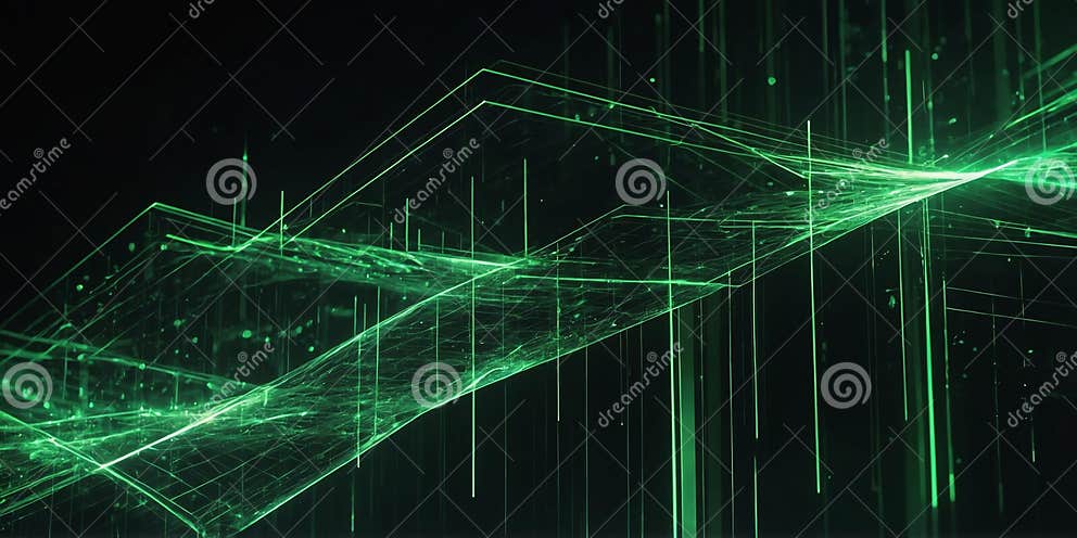 Pattern Flow and Green Ray with Speed of Futuristic Cu Ai Generated ...