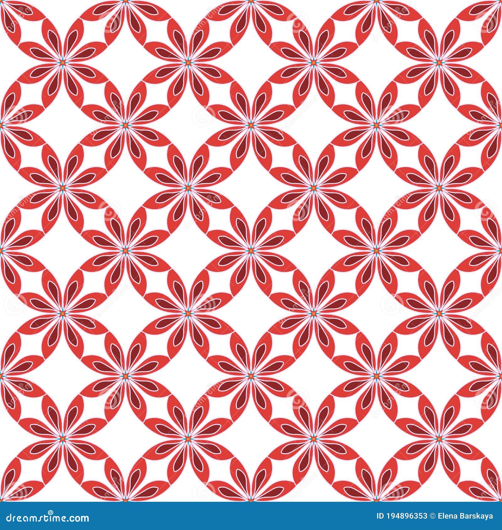 Pattern in the Form of Tiles of Red and Burgundy Colors Packaging ...