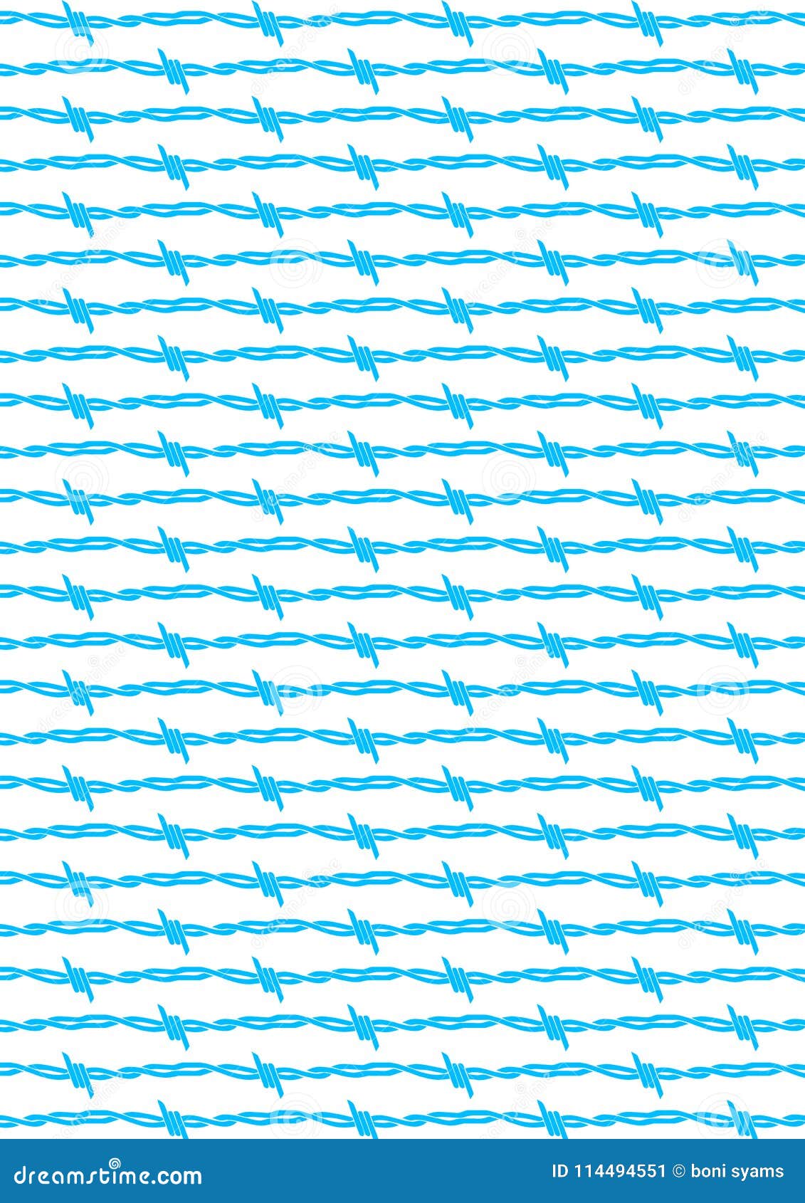 Pattern Razor Wire Background Black Stock Illustration - Illustration ...