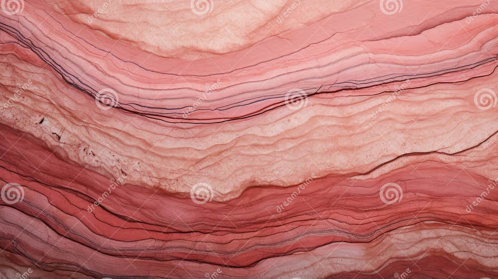Pattern Forms in Red Rock Face Textured Background Stock Illustration ...
