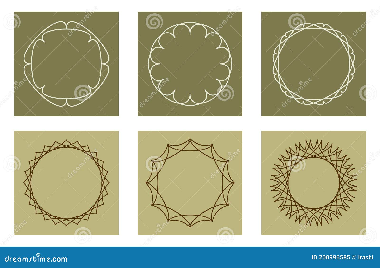 Pattern frame border stock vector. Illustration of ornamental - 200996585