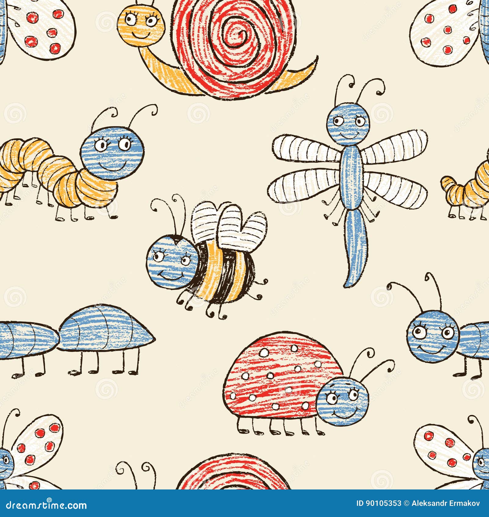 Funny Cartoon Insects Stock Illustrations – 1,875 Funny Cartoon Insects ...