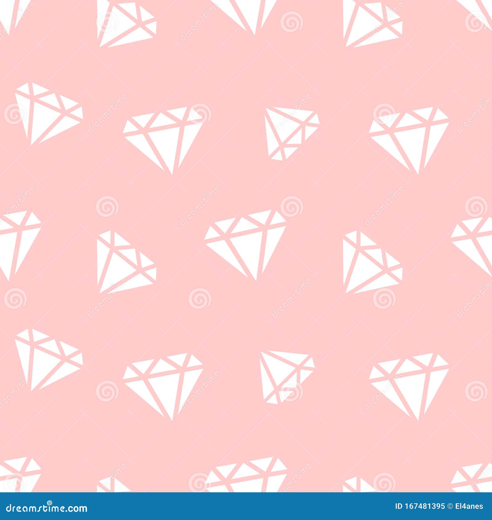 Gems Pink Color Chart Cartoon Vector | CartoonDealer.com #84744449