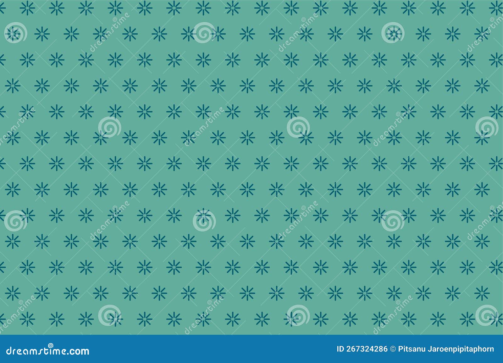 Pattern with Geometric Elements in Blue-green Tones. Abstract ...