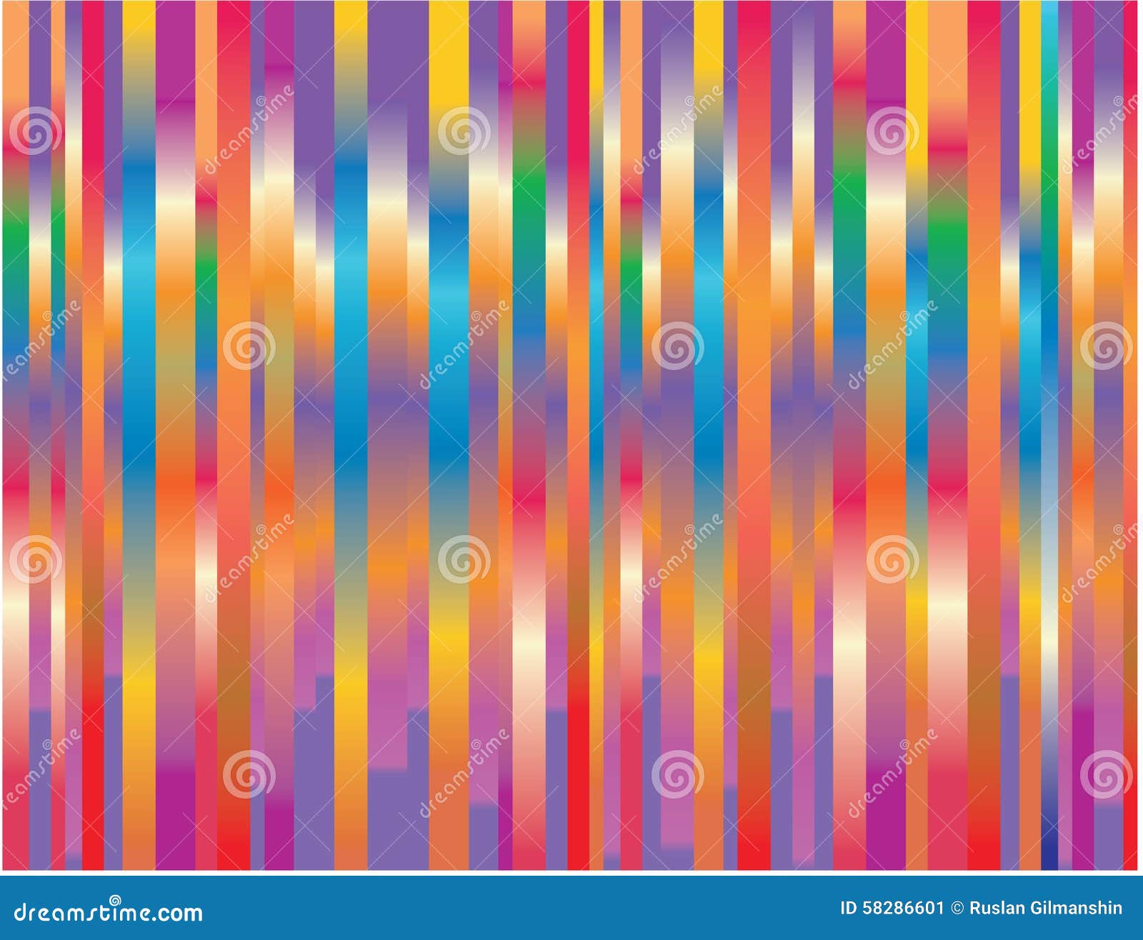 Pattern Geometric Shapes. Flow of Spectrum Effect Stock Illustration ...