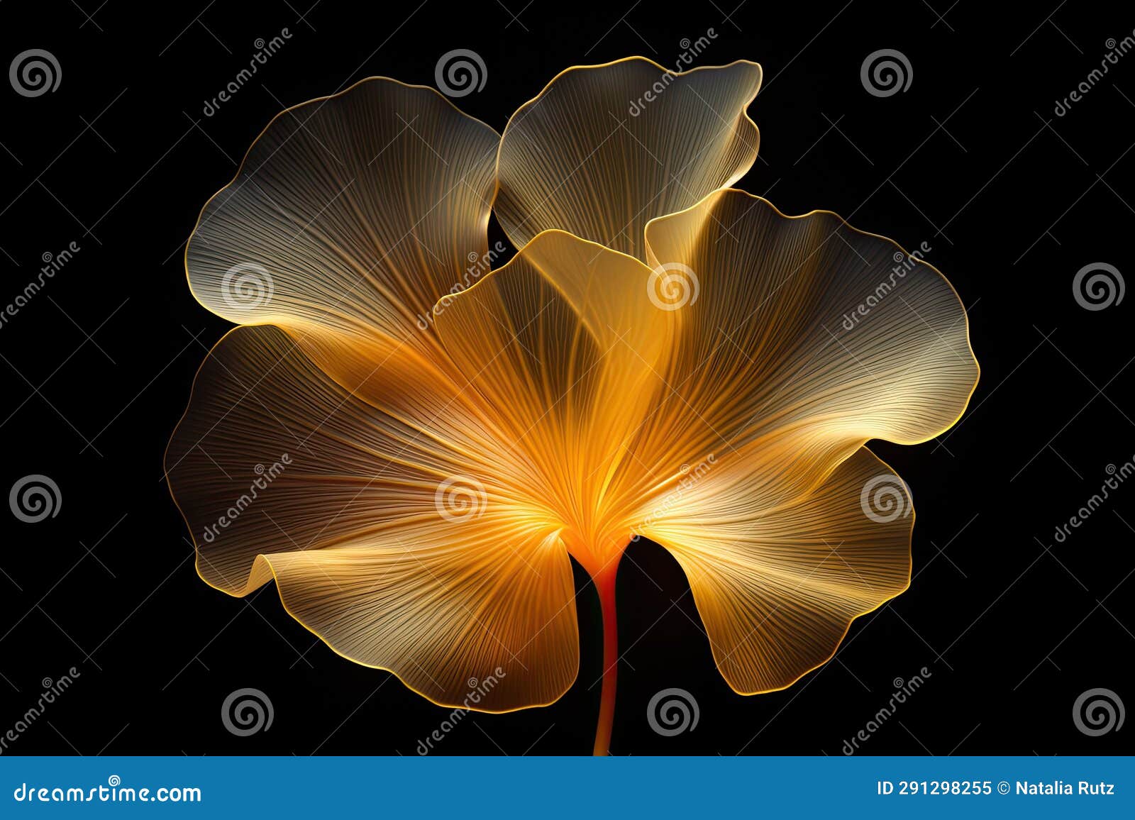 Pattern of Gingko Biloba Leaf Stock Illustration - Illustration of ...