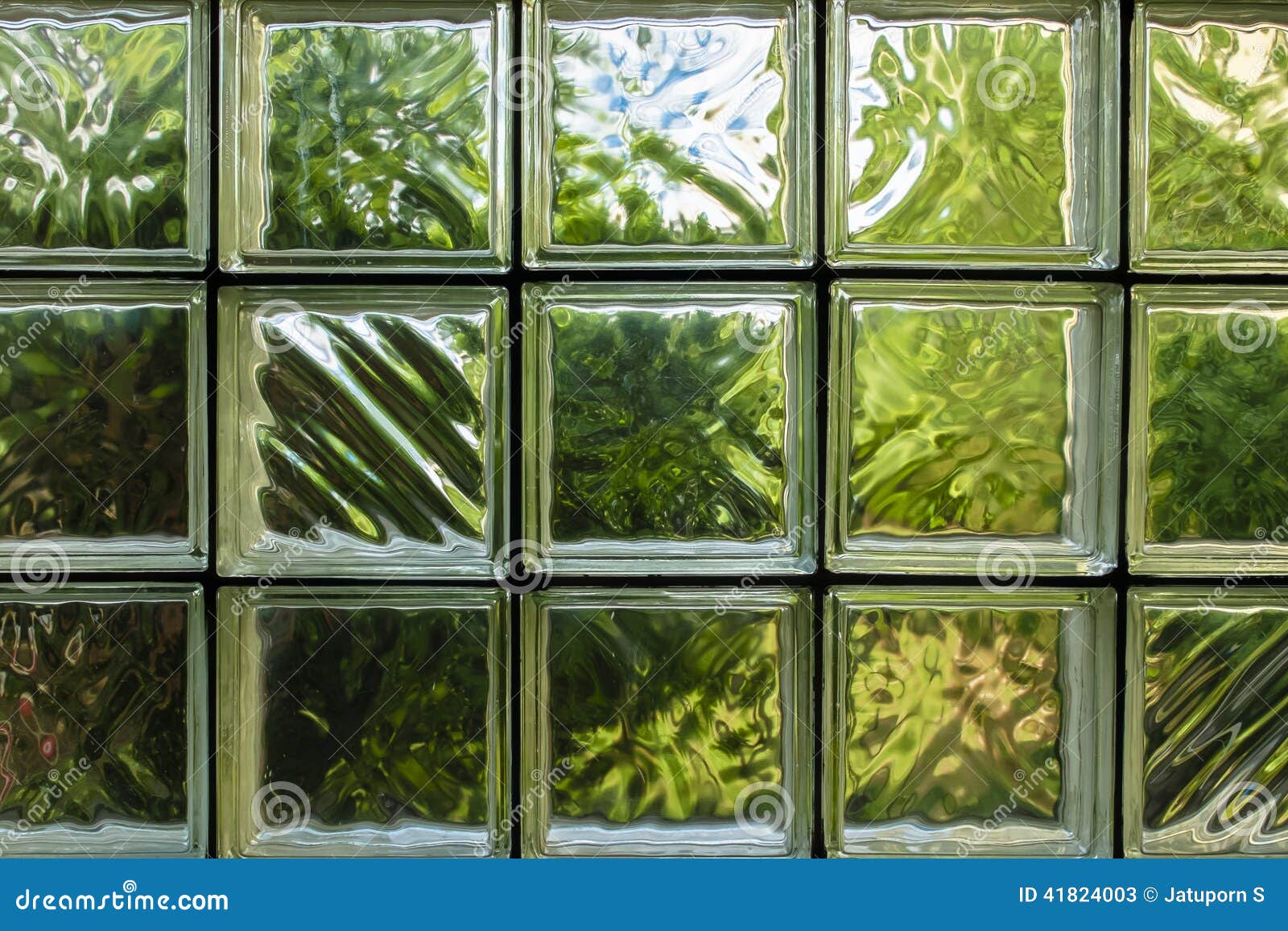 Pattern of Glass Block Wall Stock Image - Image of block, backdrop ...