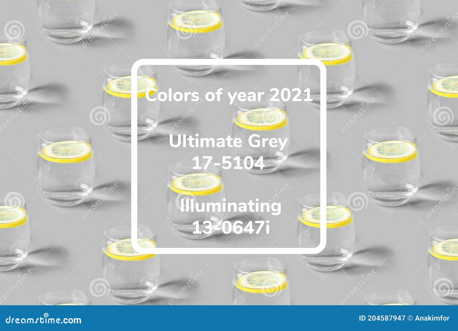 Pattern of Glass of Lemonade a Gray Background. Editorial Photography ...