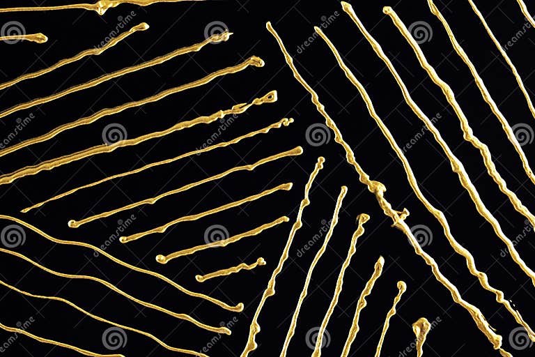 Pattern of Gold Coloured Textured Lines. Stock Illustration ...
