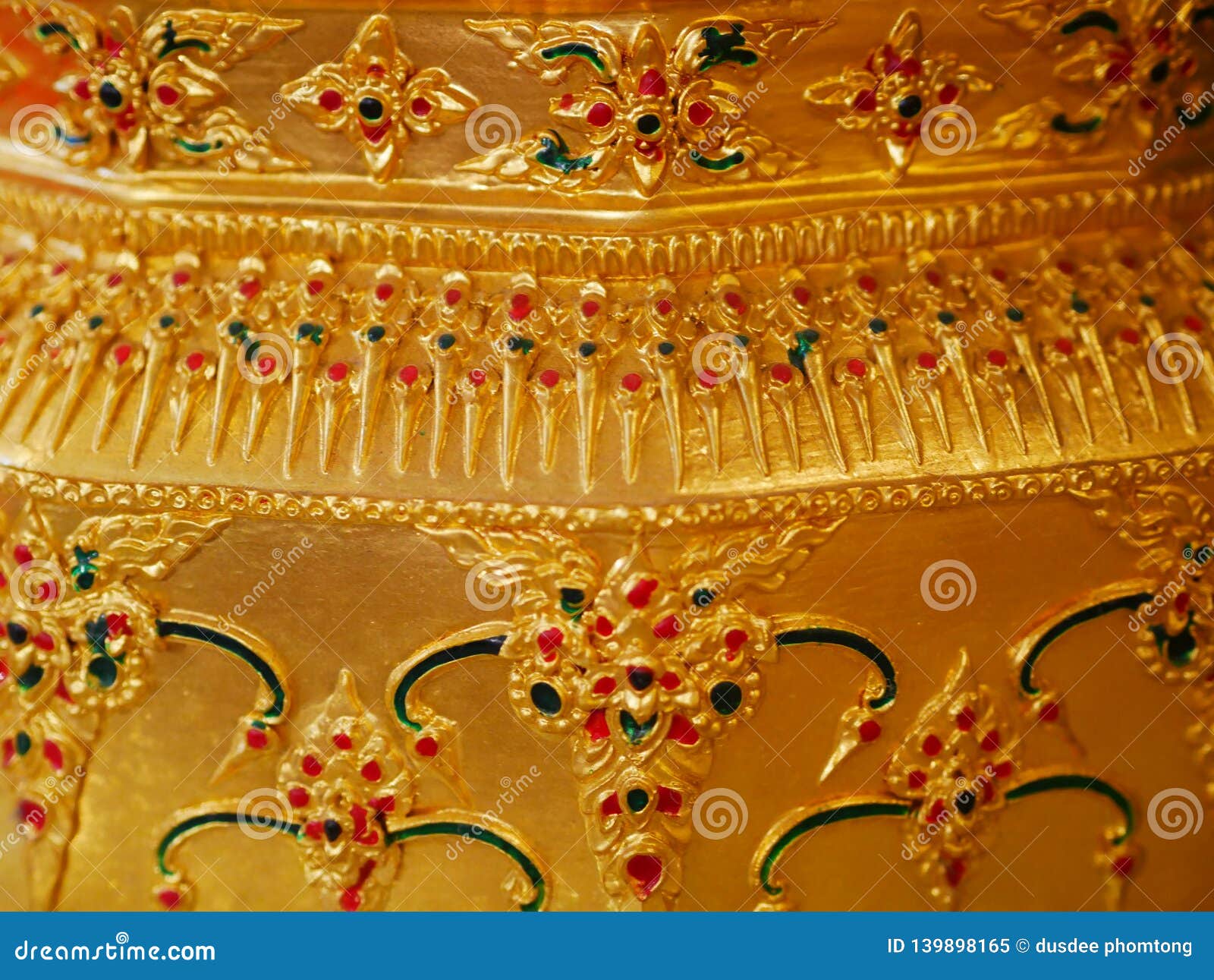 Pattern of gold stock image. Image of gold, ancient - 139898165