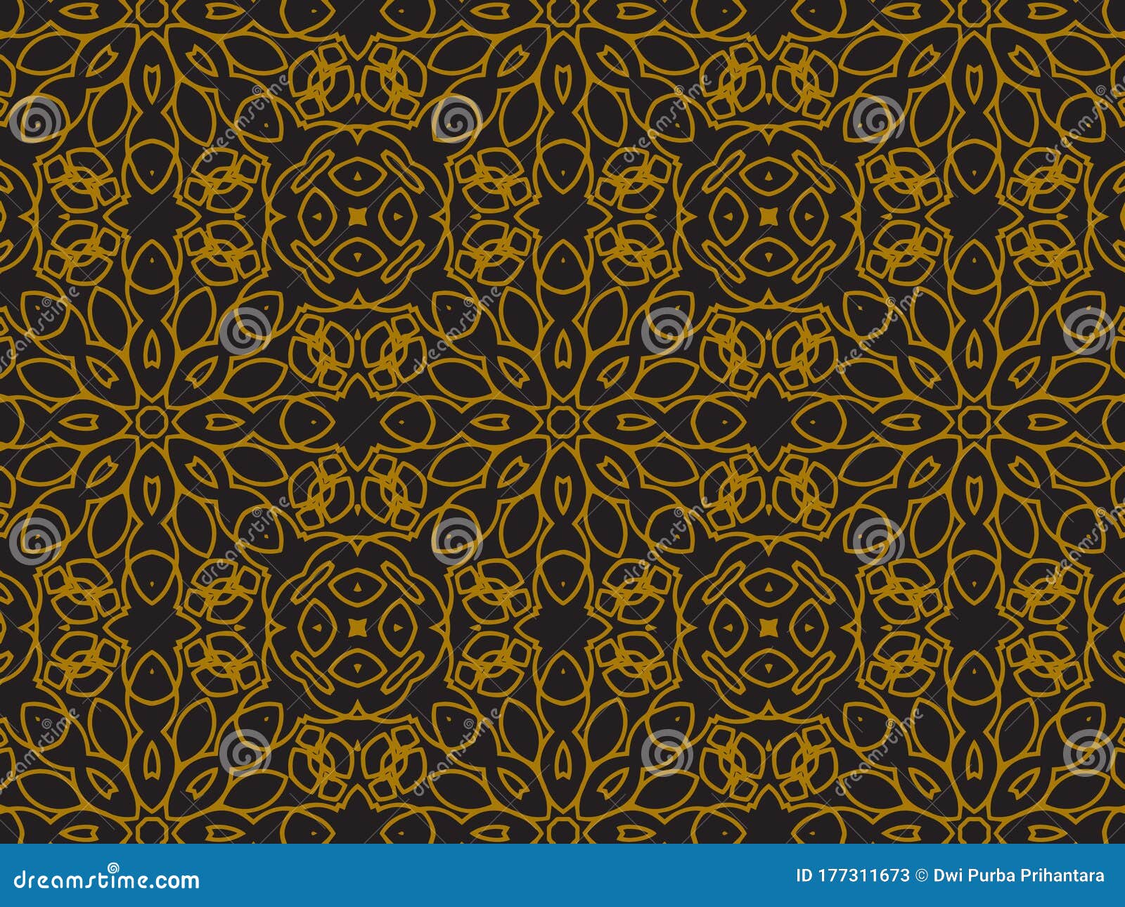 Pattern Gold Design stock vector. Illustration of decor - 177311673