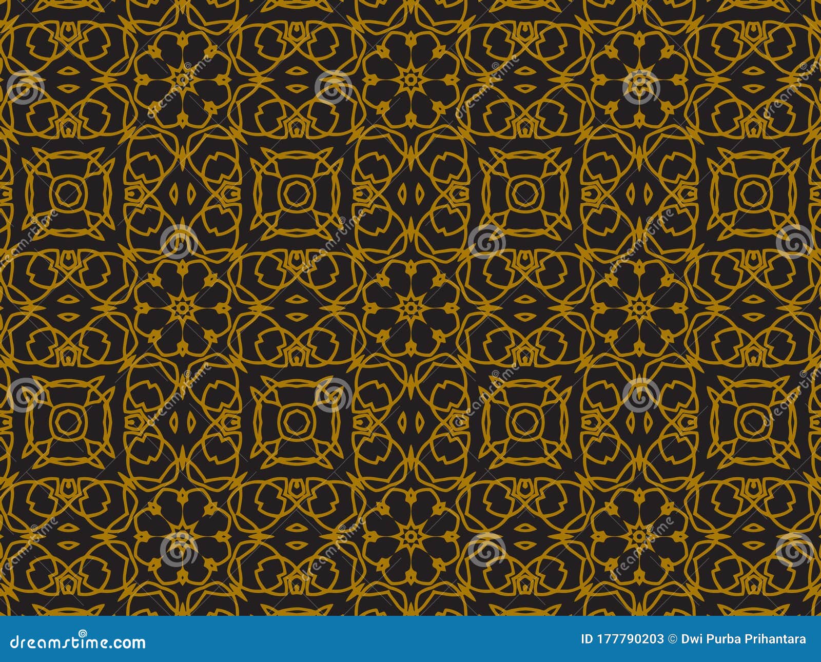 Pattern Gold Design stock vector. Illustration of ornament - 177790203