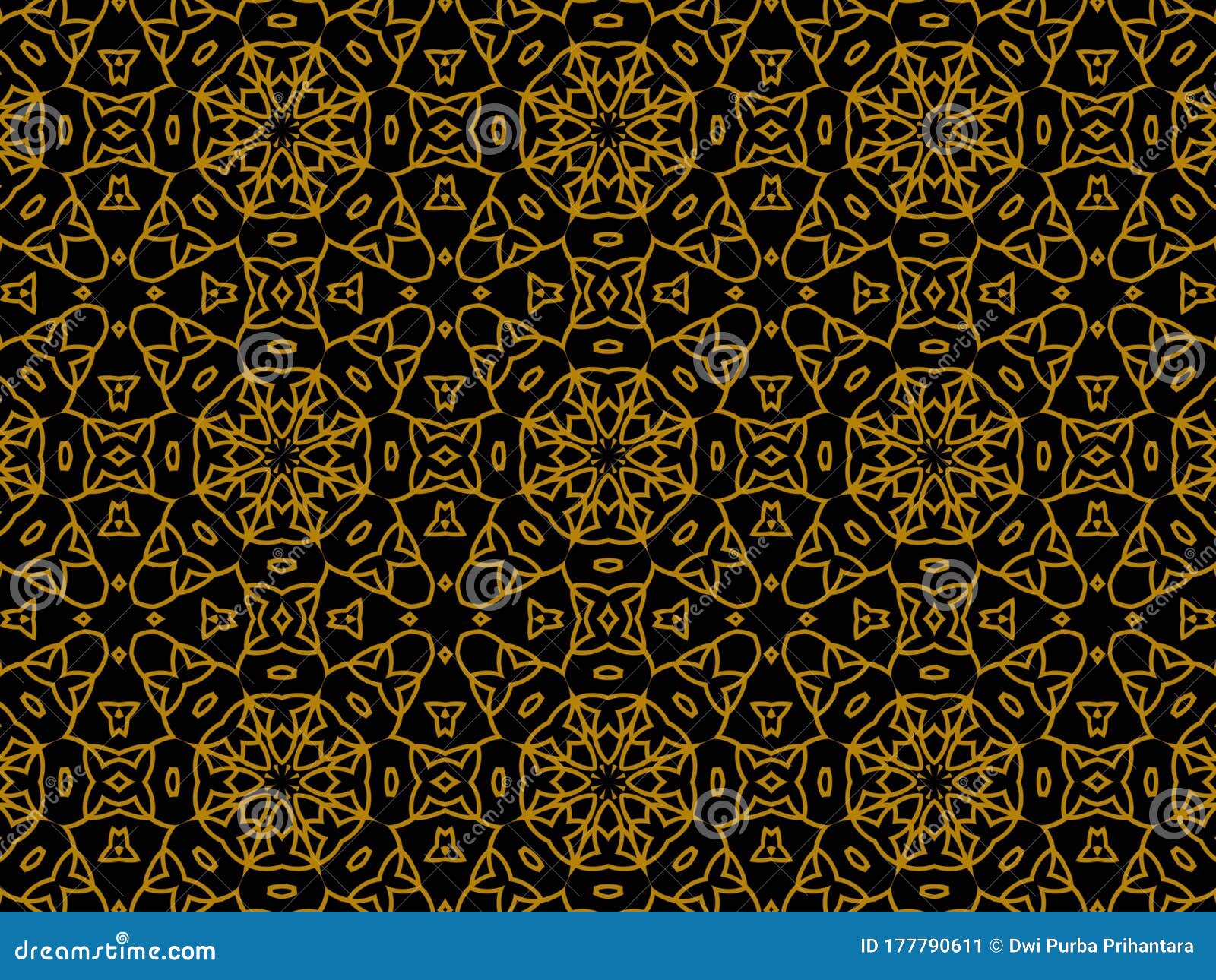 Pattern Gold Design stock vector. Illustration of retro - 177790611