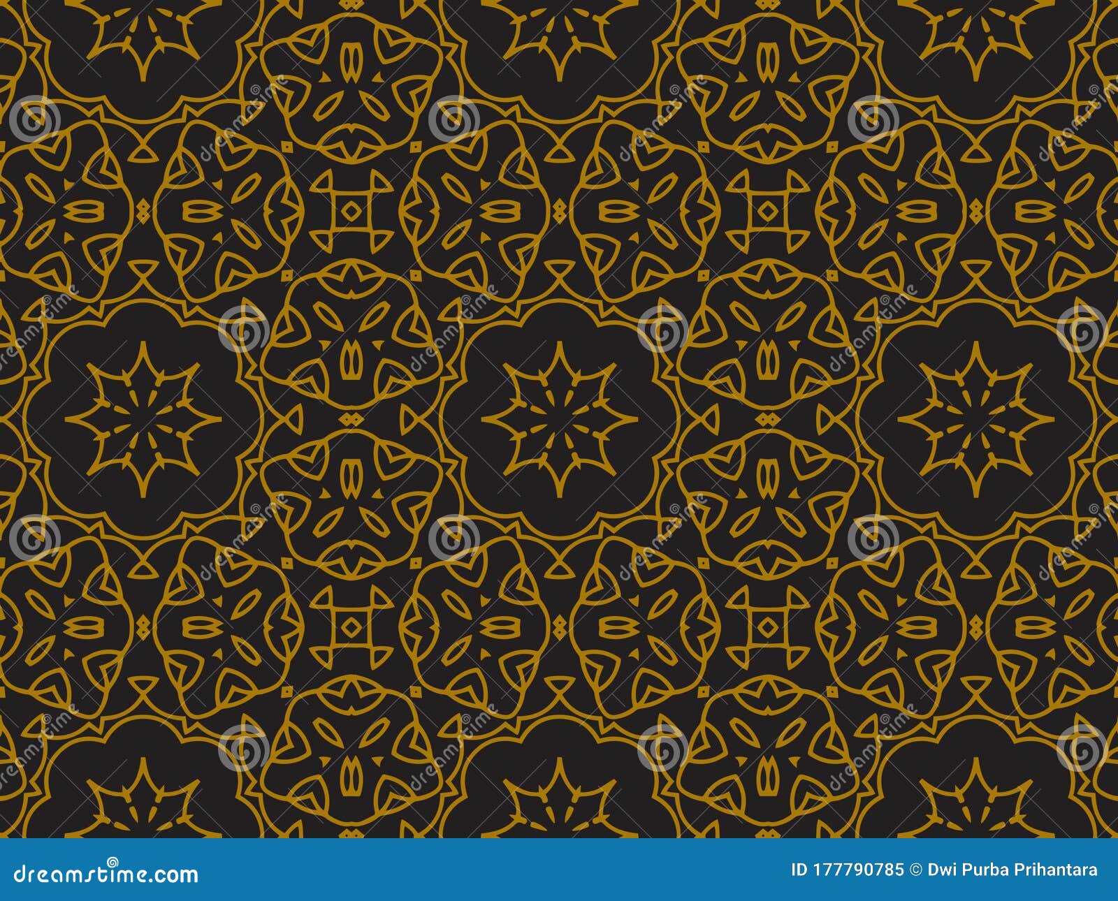 Pattern Gold Design stock vector. Illustration of border - 177790785