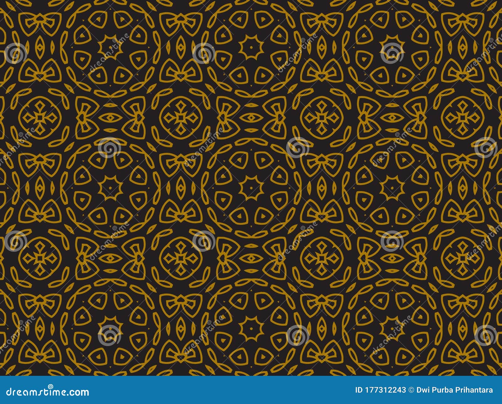 Pattern Gold Design stock vector. Illustration of ornament - 177312243