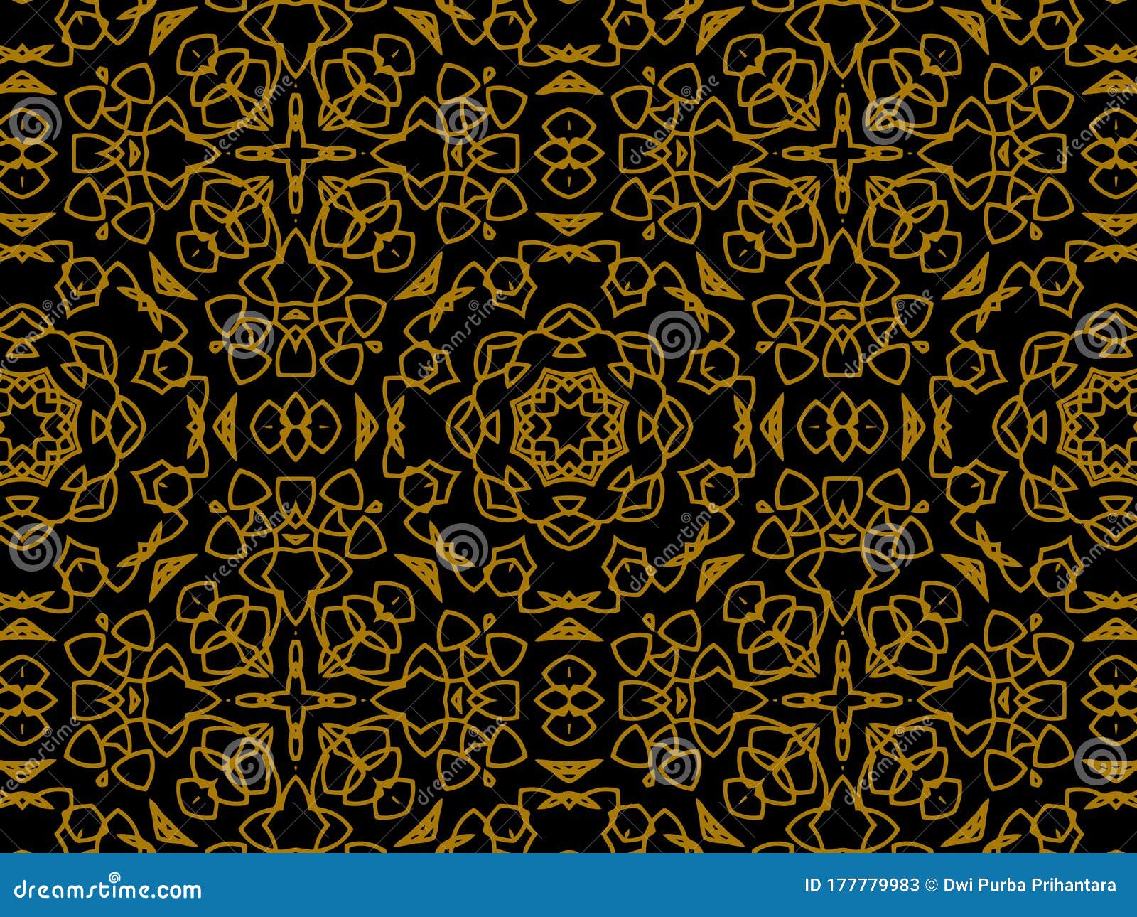 Pattern Gold Design stock vector. Illustration of banner - 177779983