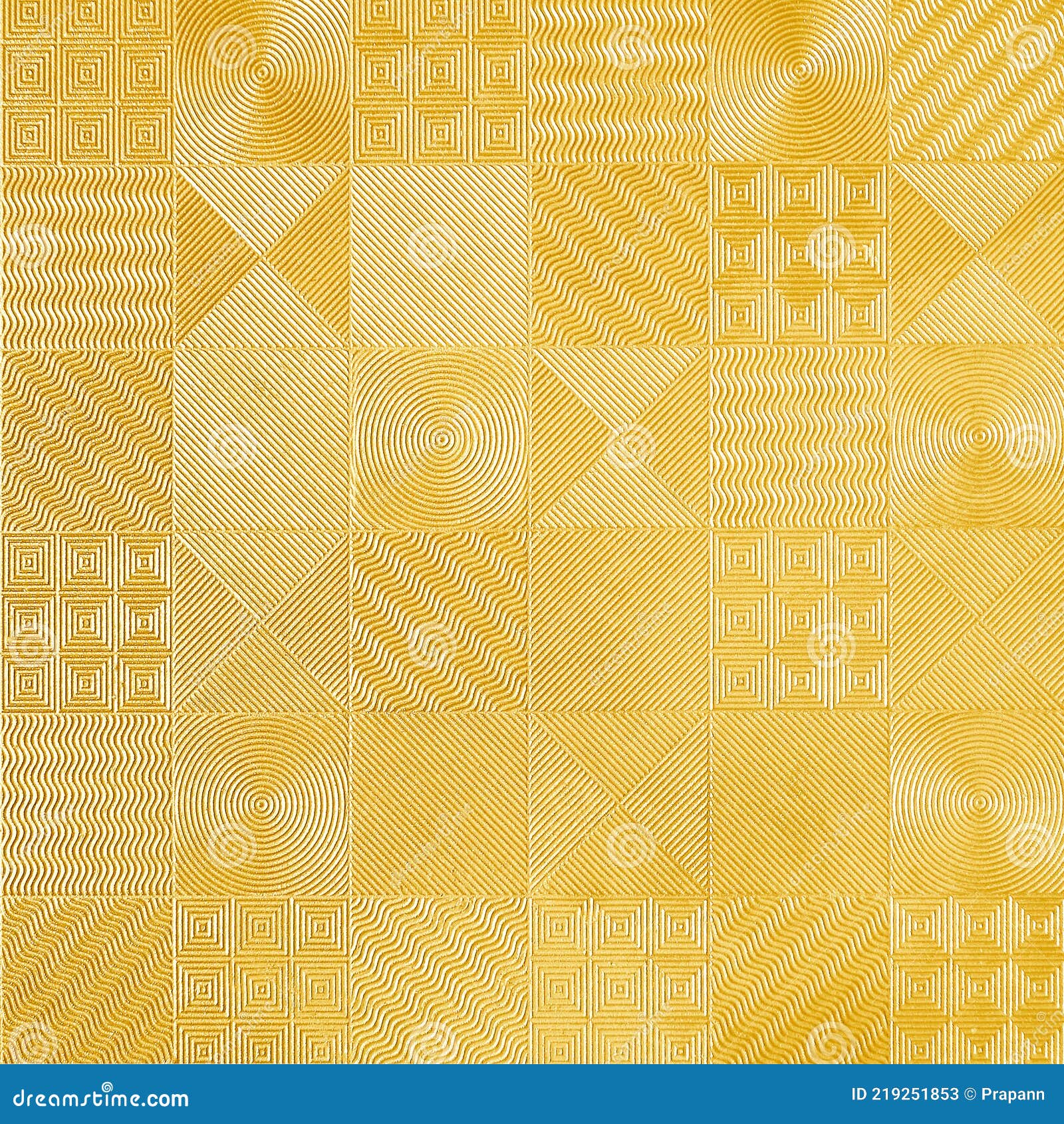 Pattern of Gold Tiles Texture Background Stock Image - Image of ...