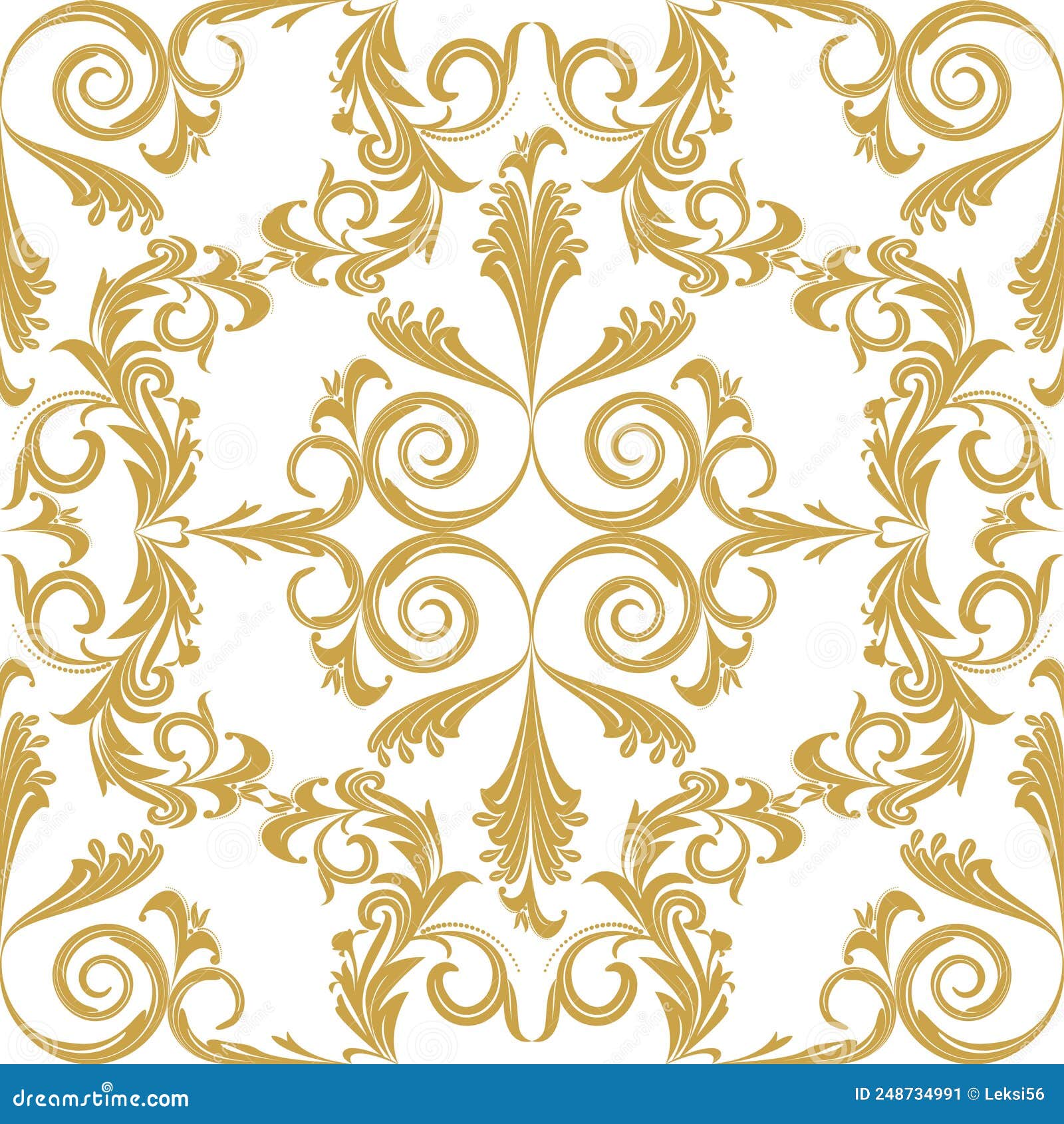 Pattern Golden White Abstraction Geometry Wallpaper Graphics Stock ...