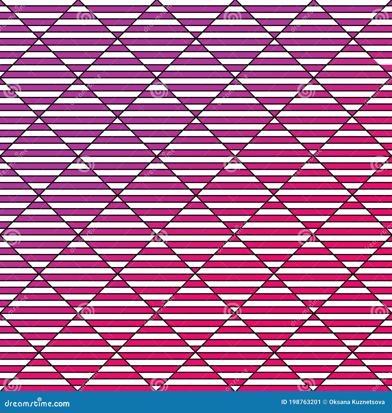 Optical Illusion Pattern. Lilac Red Base Stock Illustration ...