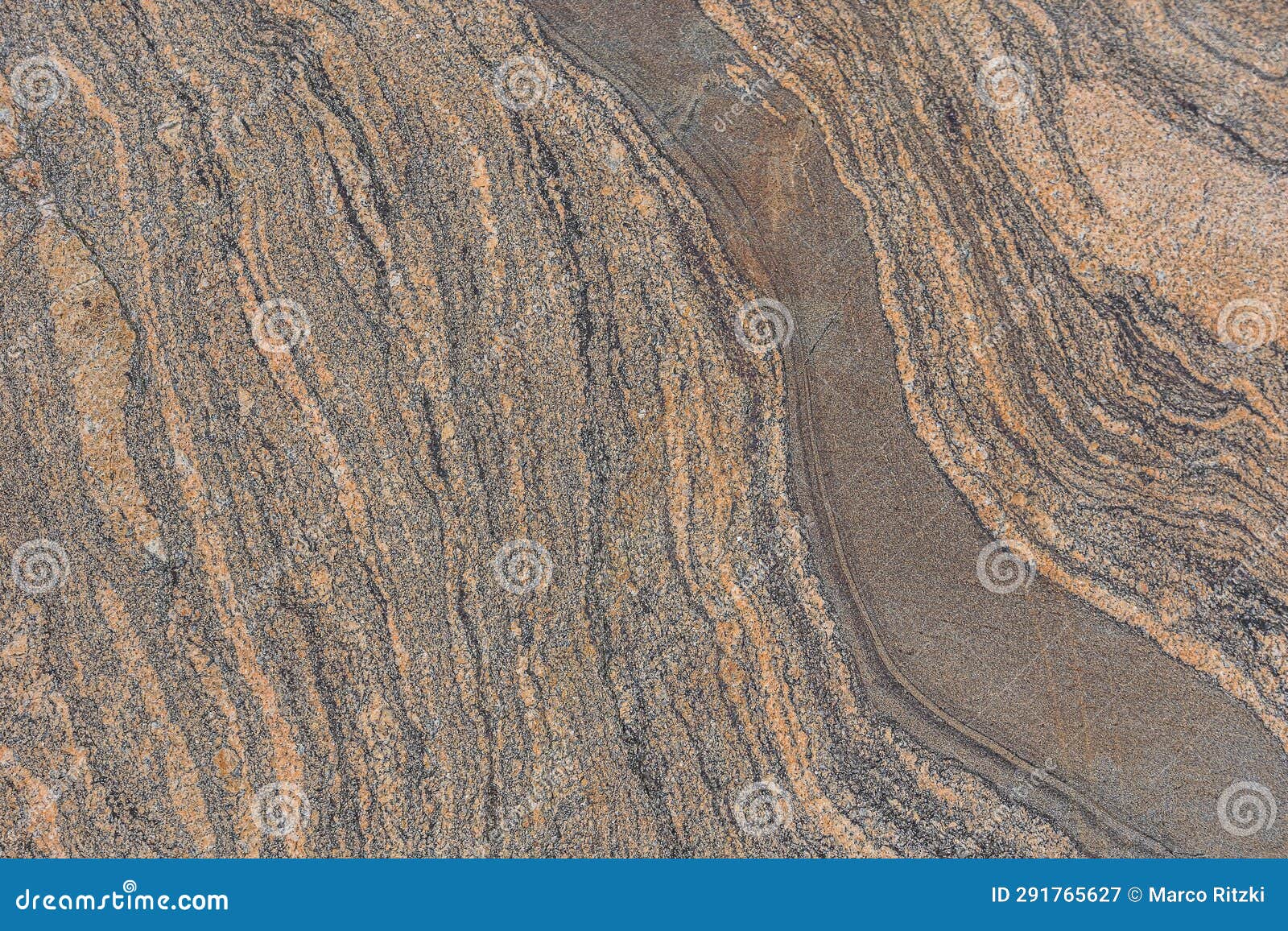 Pattern of Granite Curved Lines Stock Image - Image of weathered, grey ...