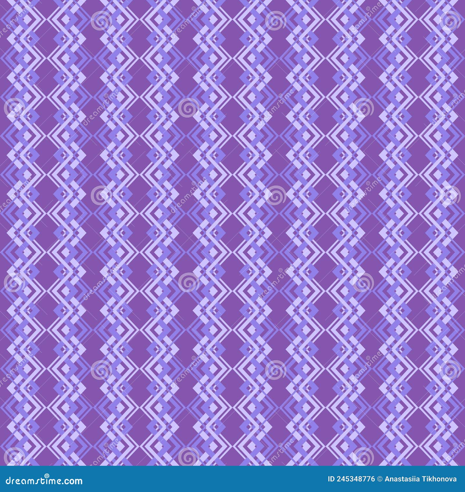 Pattern of Graphic Elements on a Purple Background Stock Vector ...