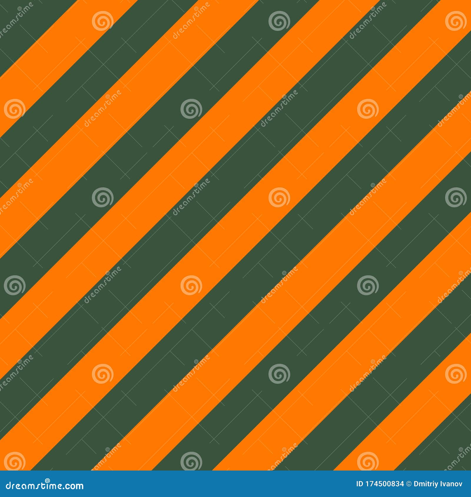 Pattern Green and Orange Slanting Strips Stock Vector - Illustration of ...