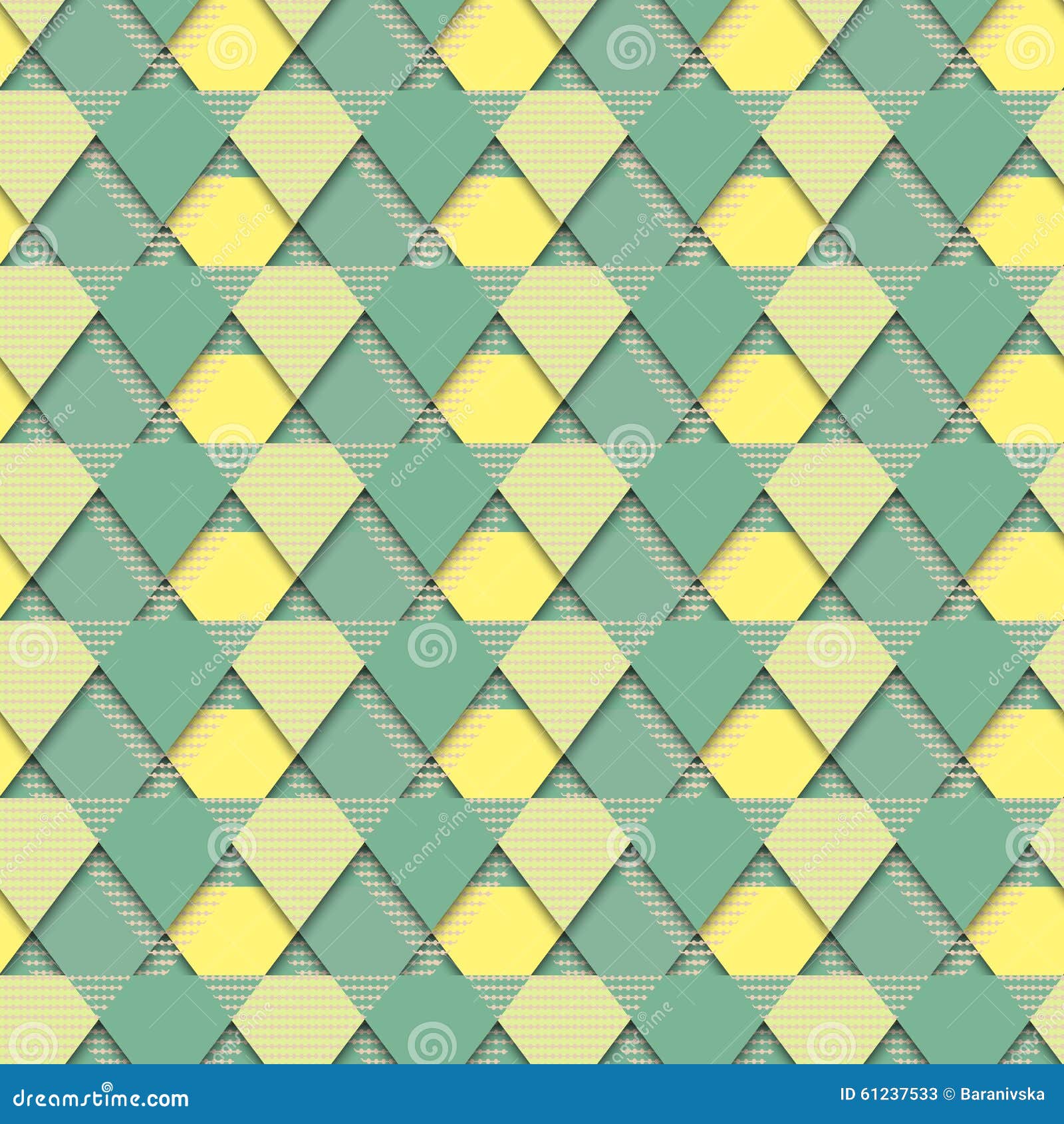 Pattern-green-yellow stock vector. Illustration of element - 61237533