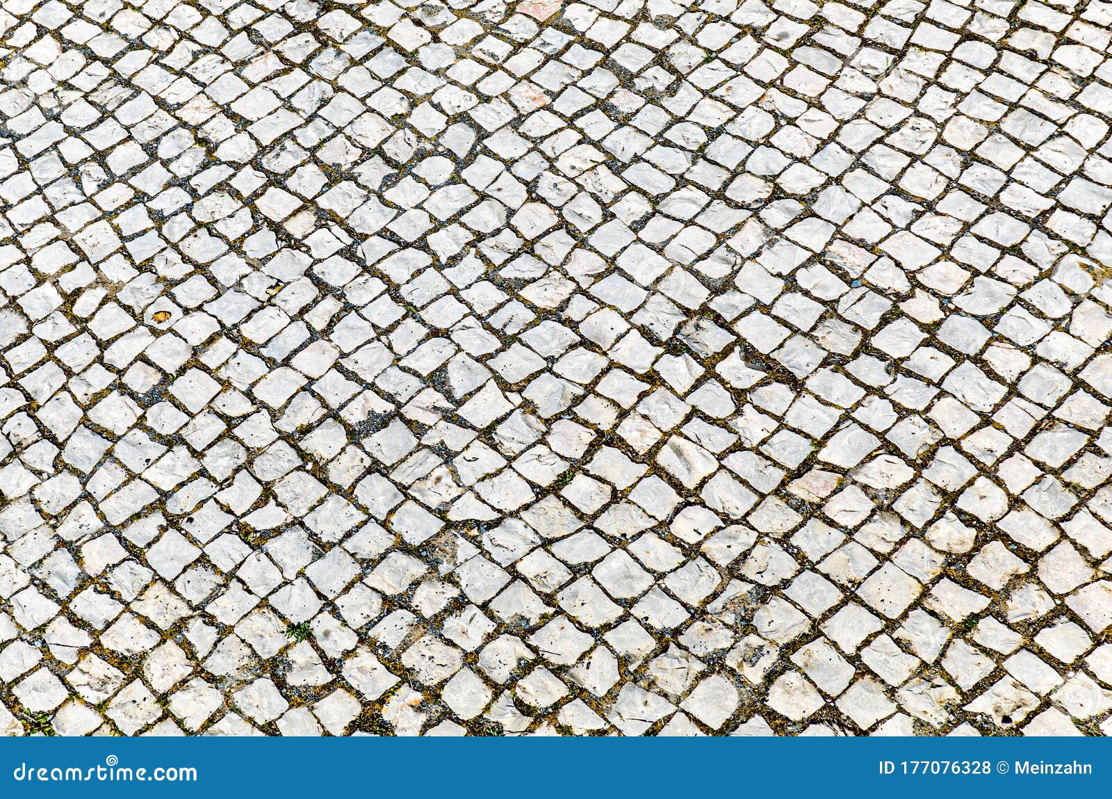 Pattern of Grey Cobblestone Street Stock Photo - Image of plaster ...