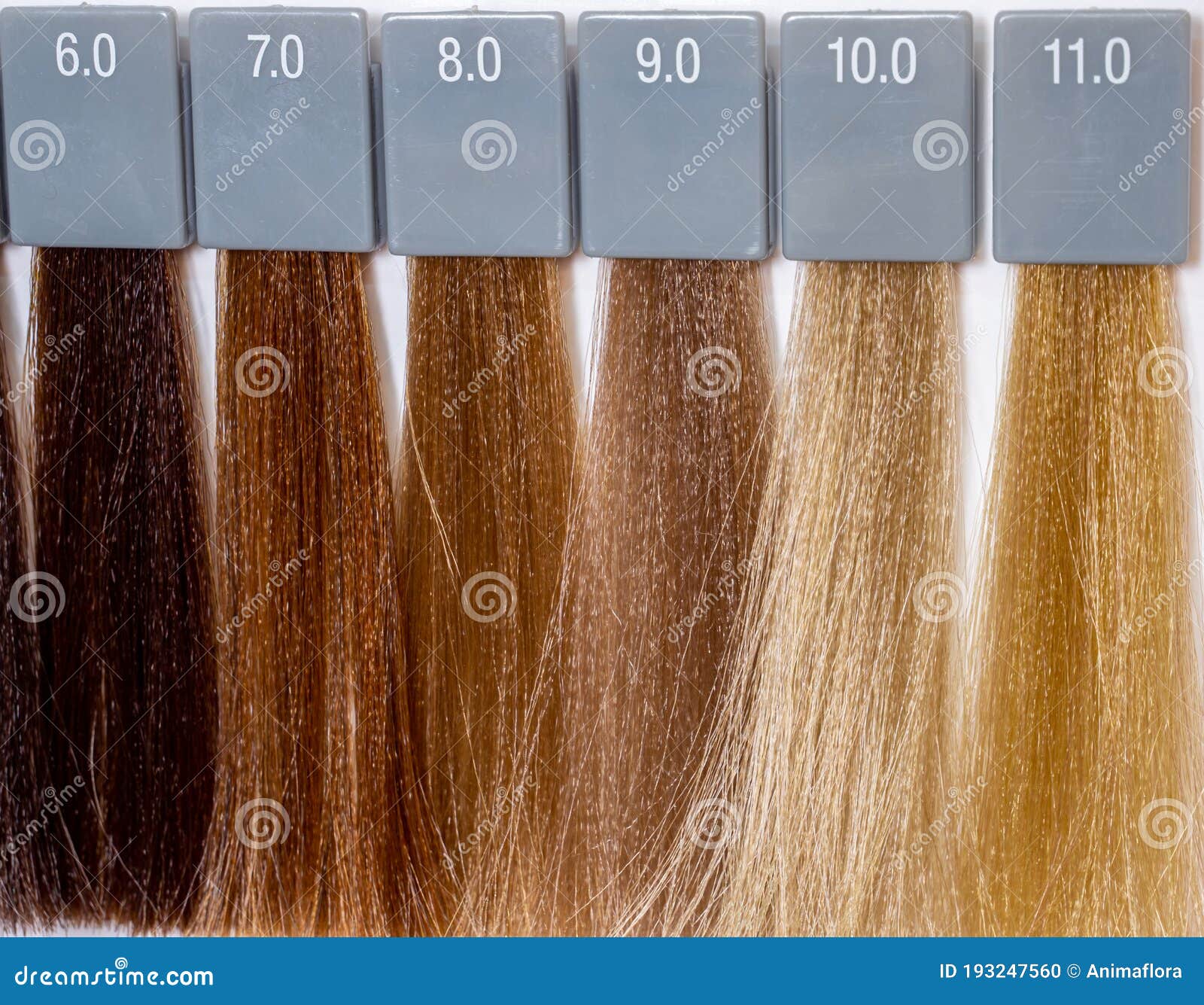 Pattern of Hair Highlights at the Hairdresser Stock Photo - Image of ...
