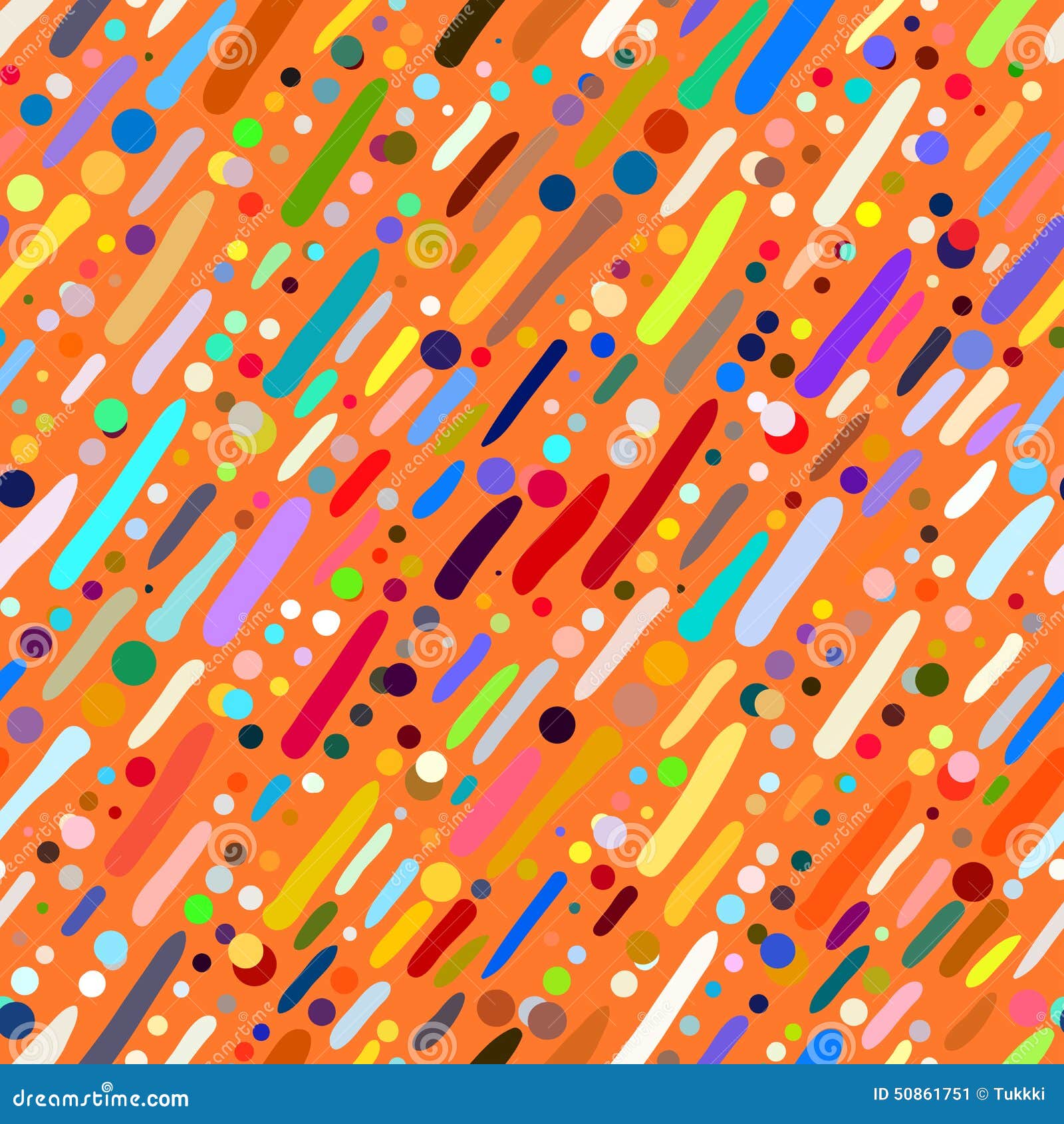 Pattern with Hand Drawn Colourful Stripes Stock Vector - Illustration ...