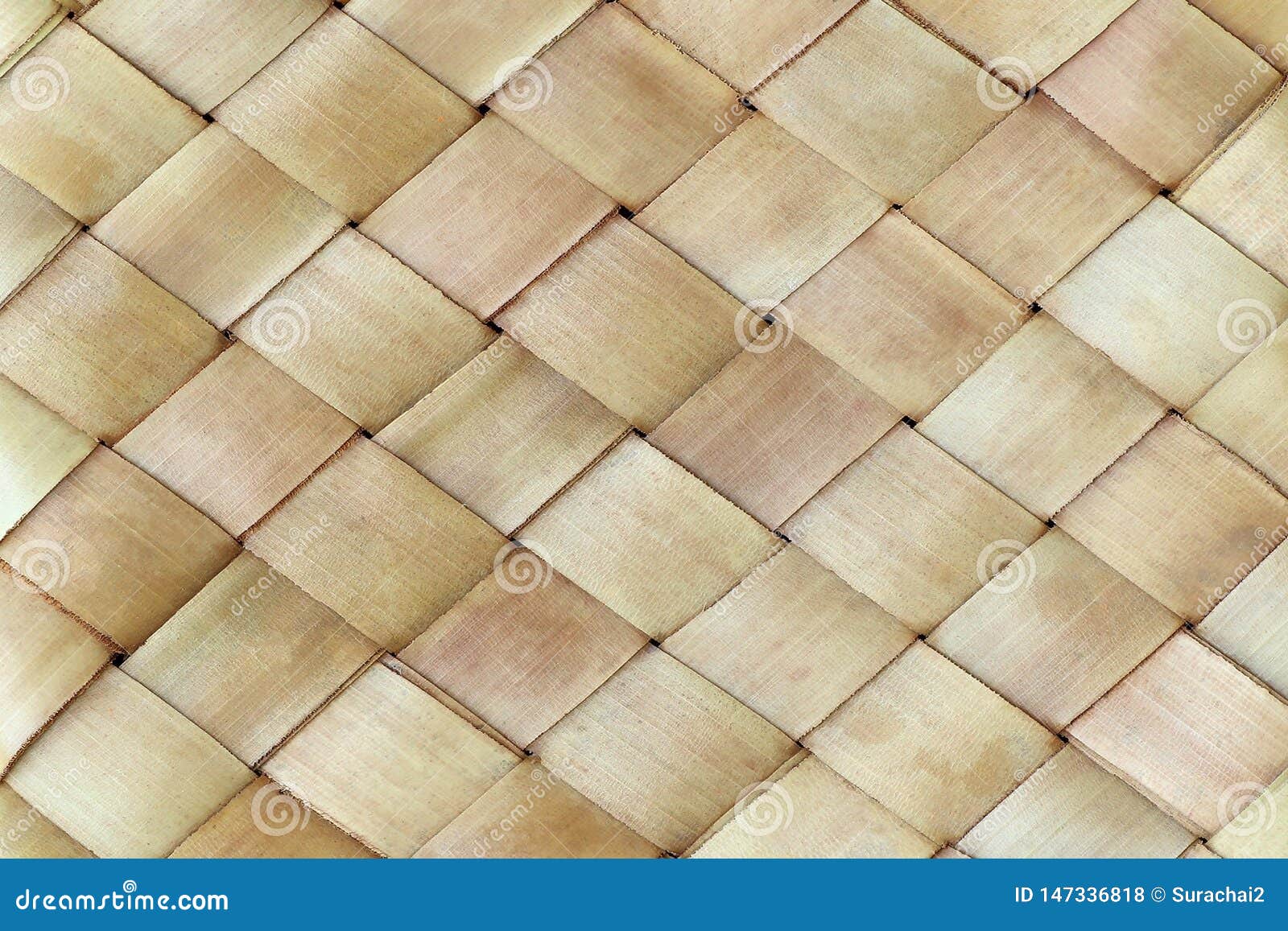 Pattern of Handicraft Weave Palm Leaves Background Stock Photo - Image ...