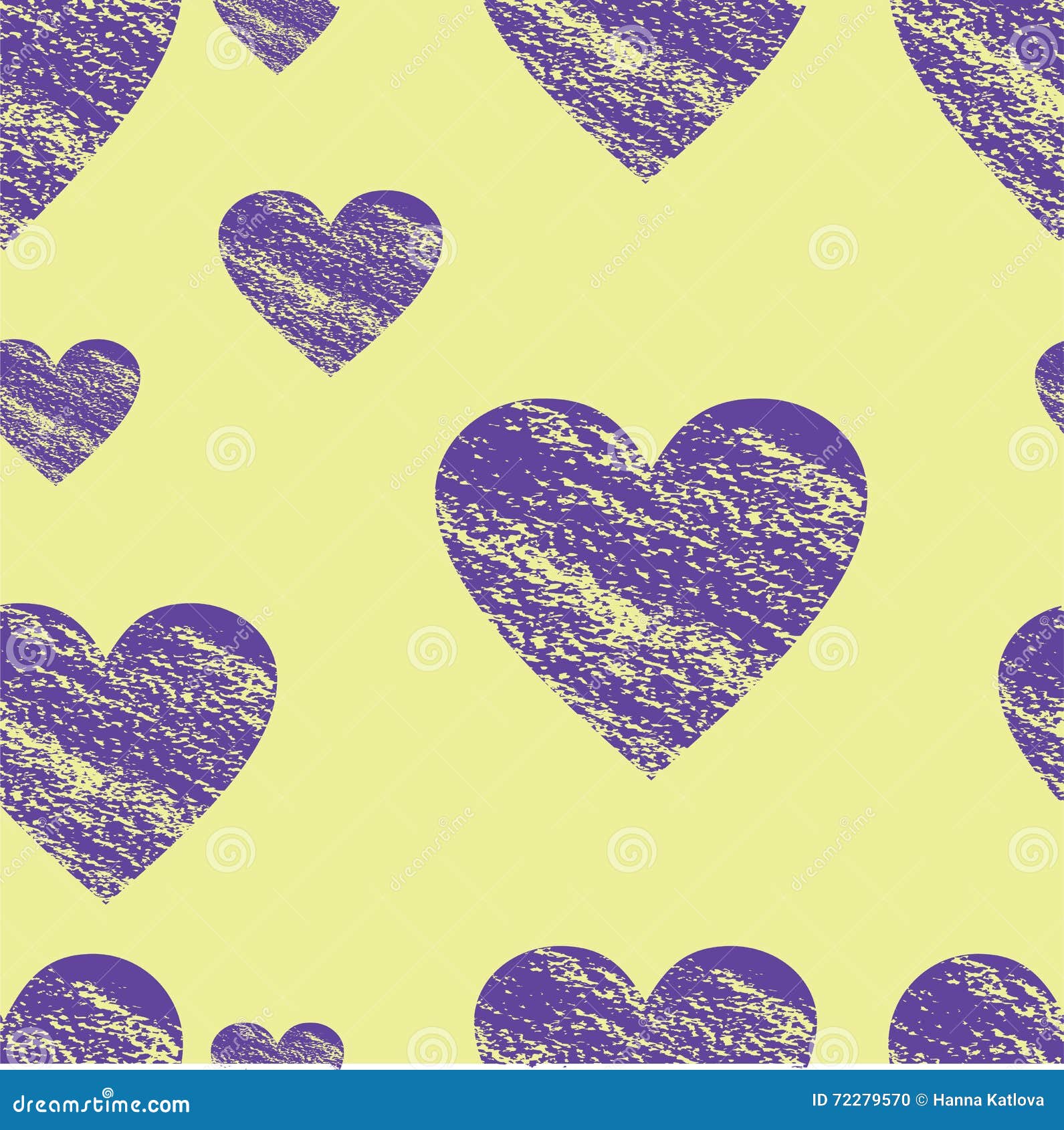 Pattern of Hearts. Print Fabric. a Heart. Stock Illustration ...