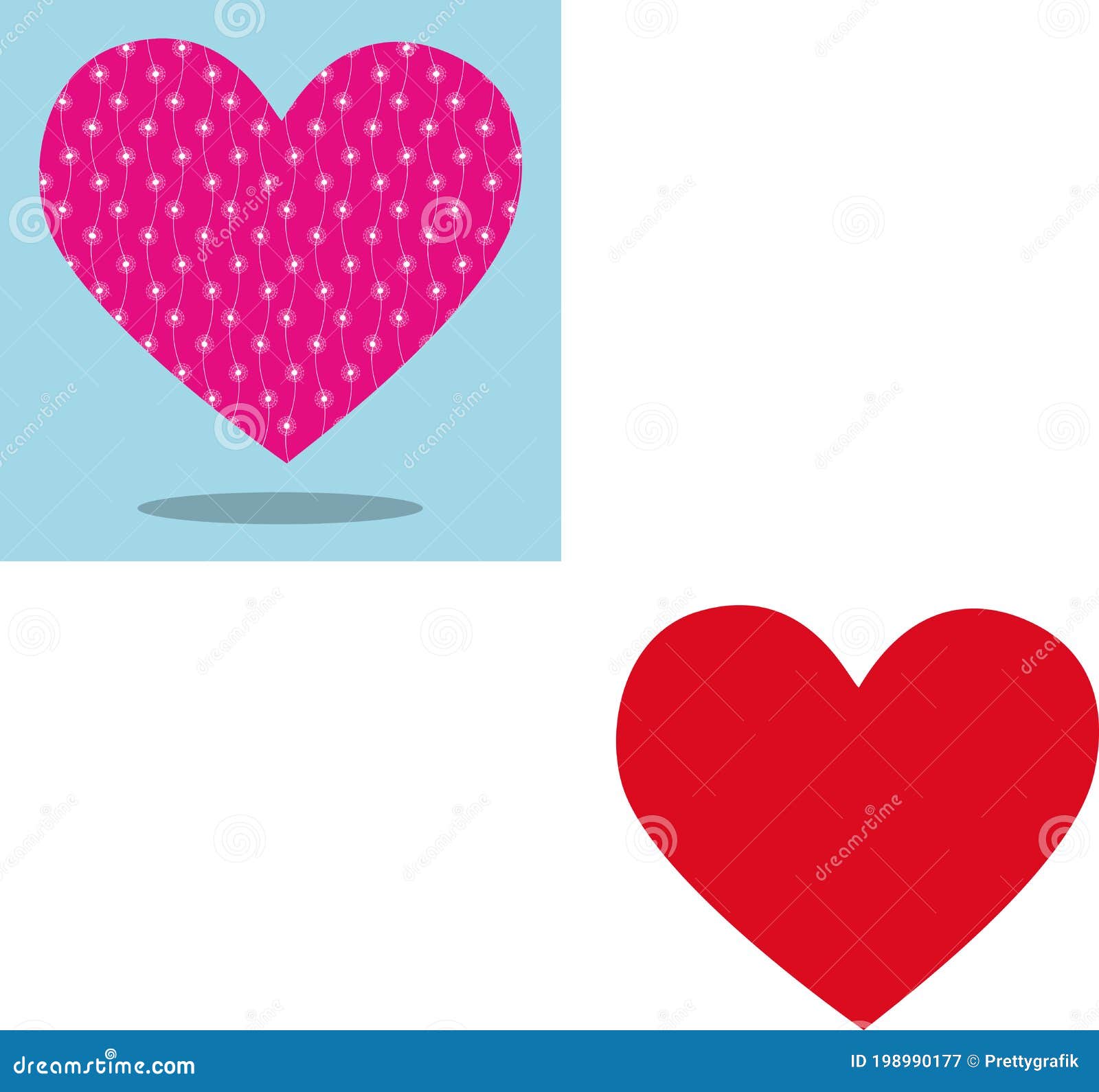 Pattern hearts 02 stock vector. Illustration of vector - 198990177