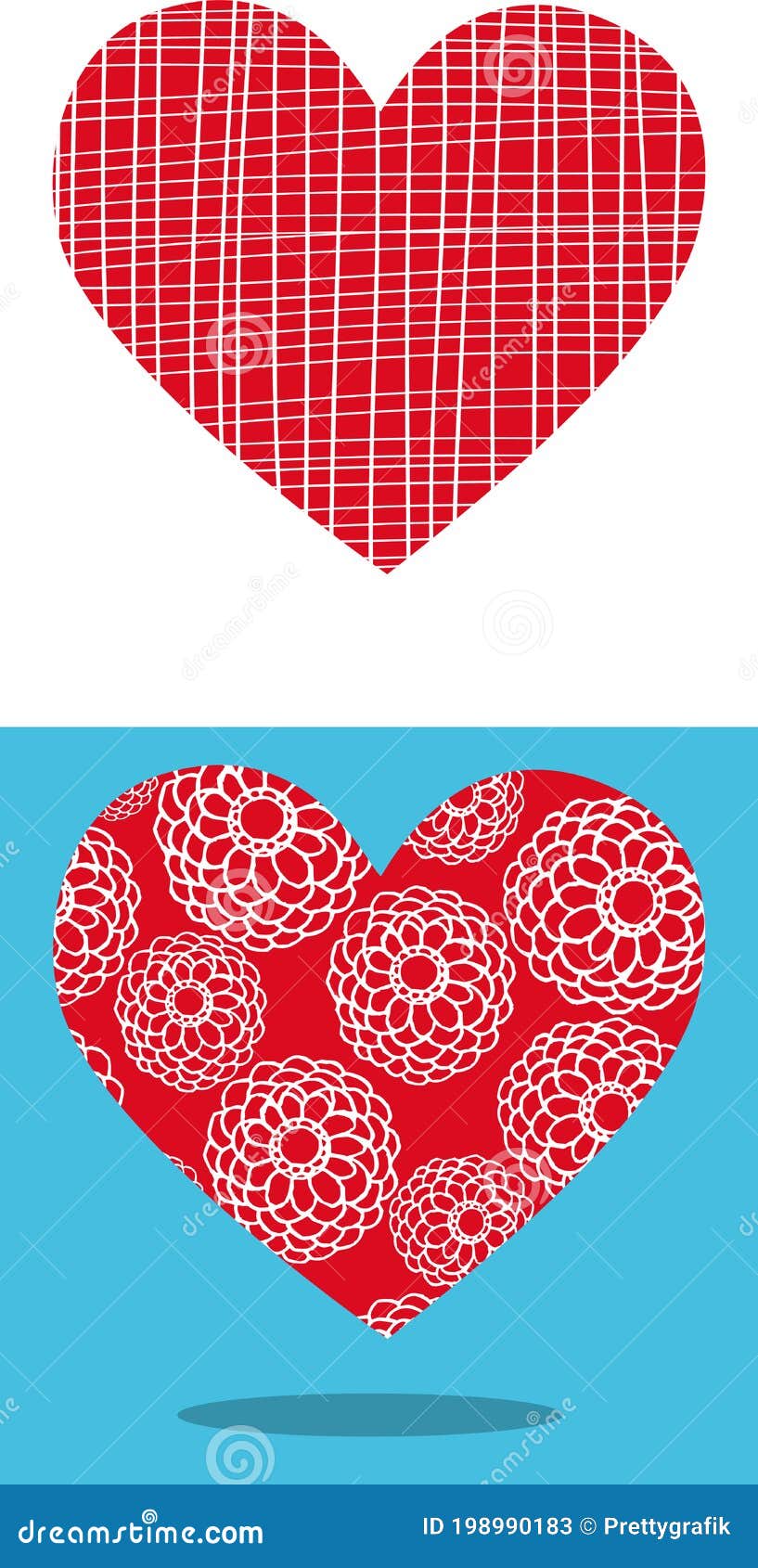 Pattern hearts 07 stock vector. Illustration of cartoon - 198990183