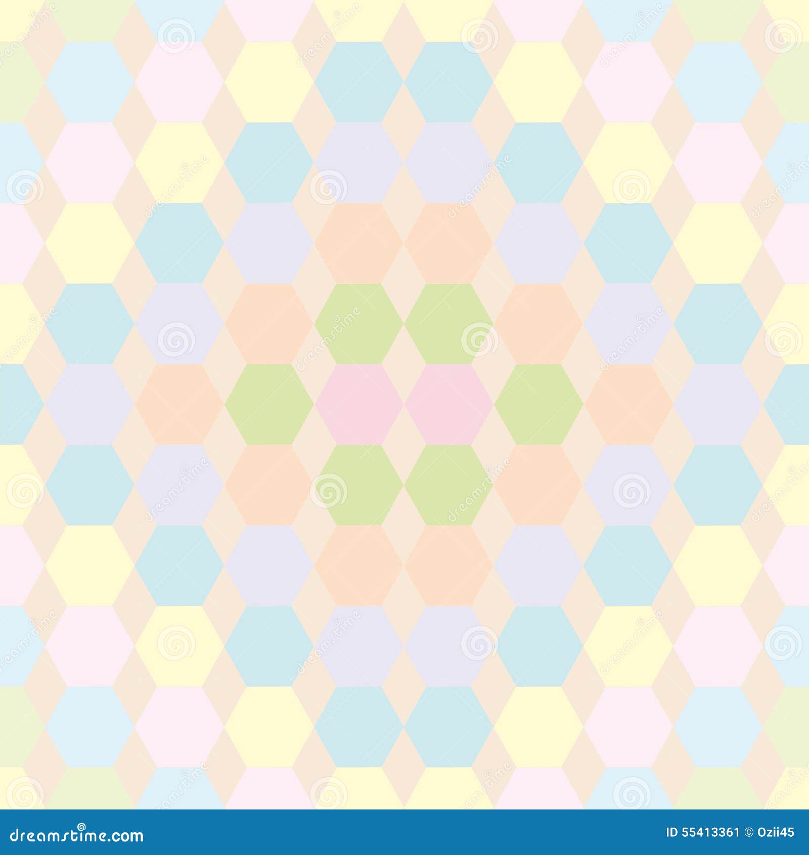 The pattern of hexagons stock vector. Illustration of soft - 55413361