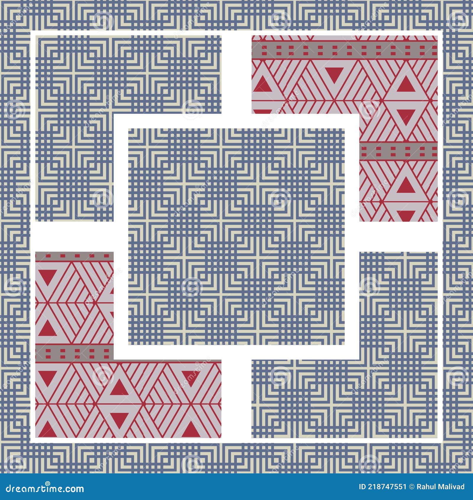 Pattern of Hijab Motif Design with Abstract Foliage Design. Silk Scarf ...