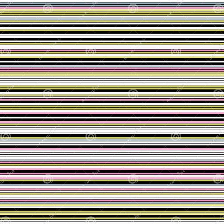 Pattern with Horizontal Colored Stripes, Modern Stylish Image. Stock Vector - Illustration of ...