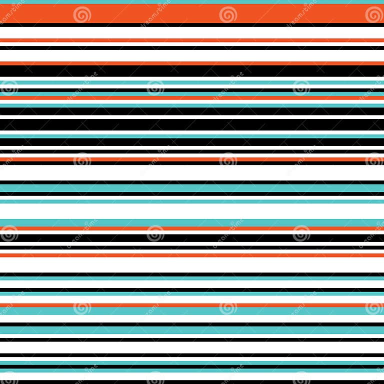 Pattern with Horizontal Colored Stripes, Modern Stylish Image. Stock ...