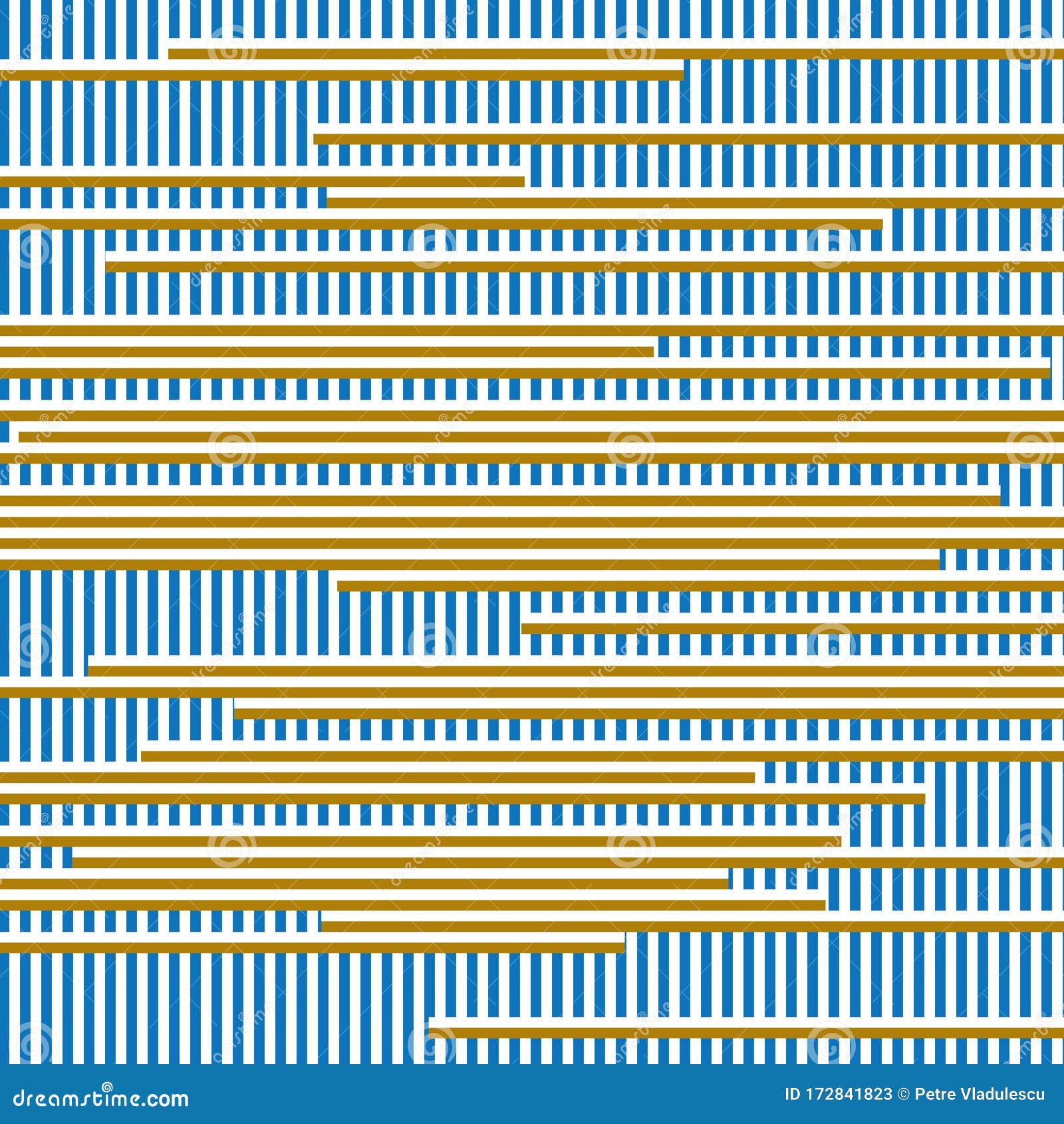 Pattern with Horizontal Orange Lines, Modern Stylish Image. Stock ...