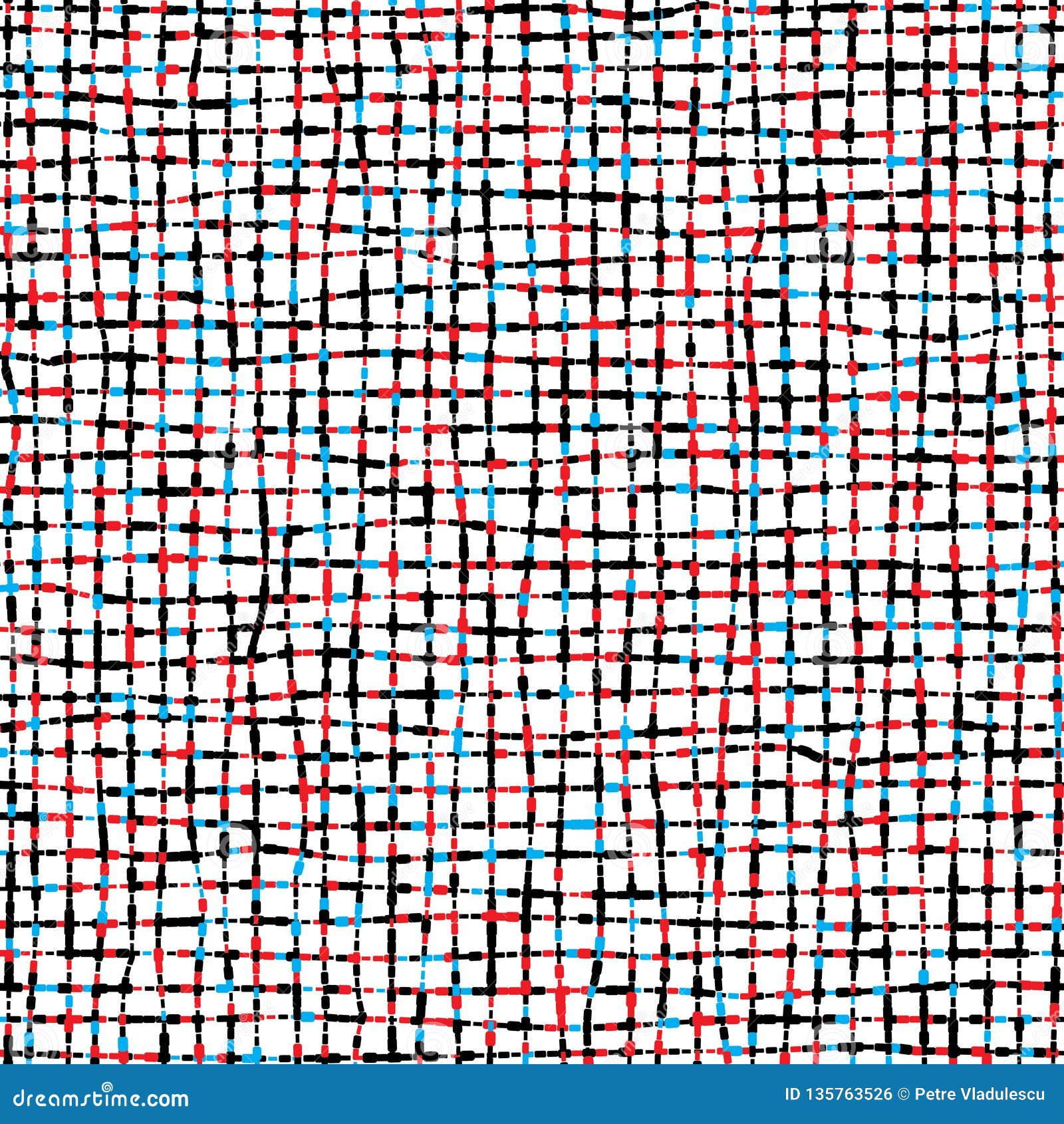 Horizontal and Vertical Dotted Colored Lines Stock Vector ...