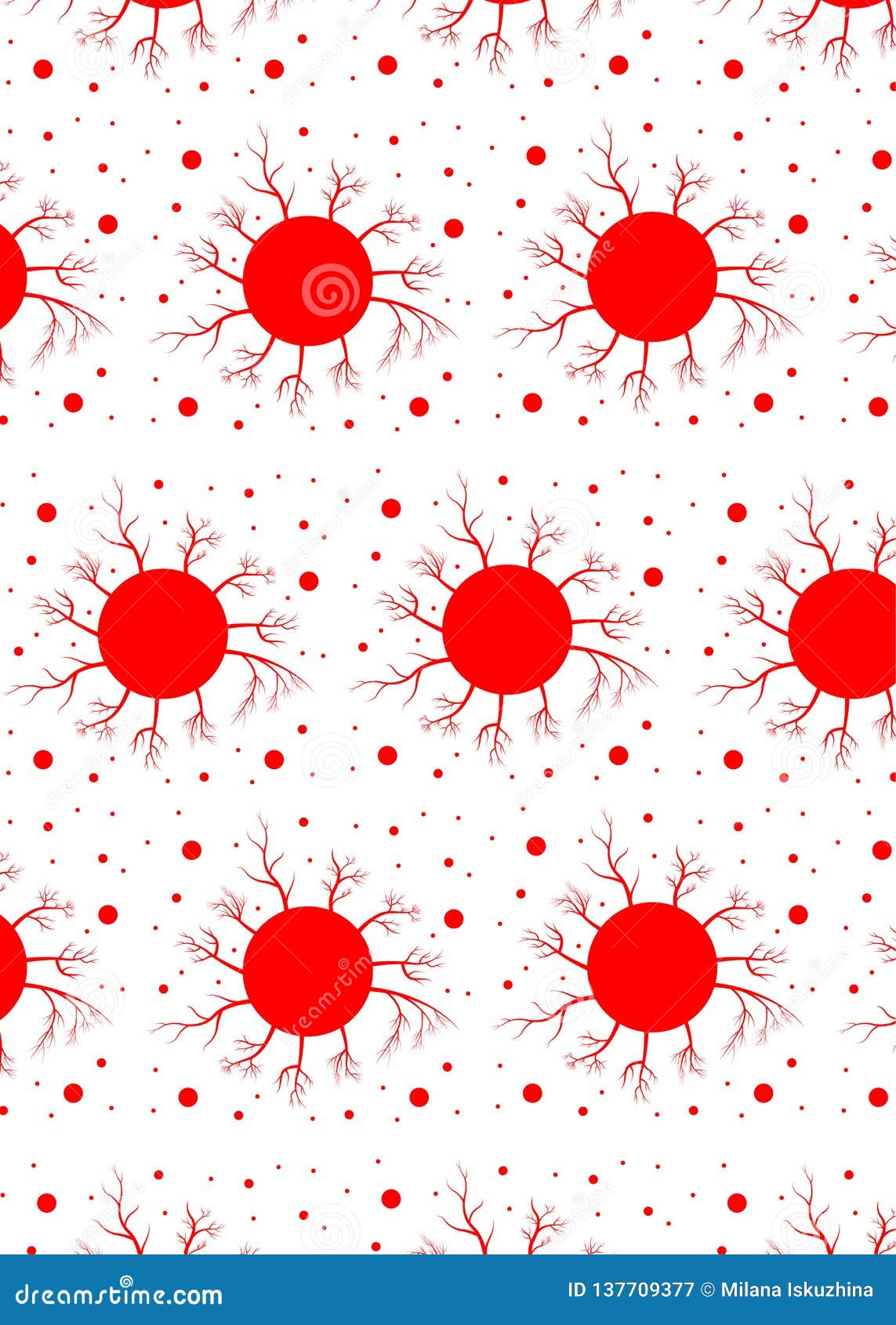 Human Eye Arteries. Ophthalmic Artery And A Central Retinal Artery ...