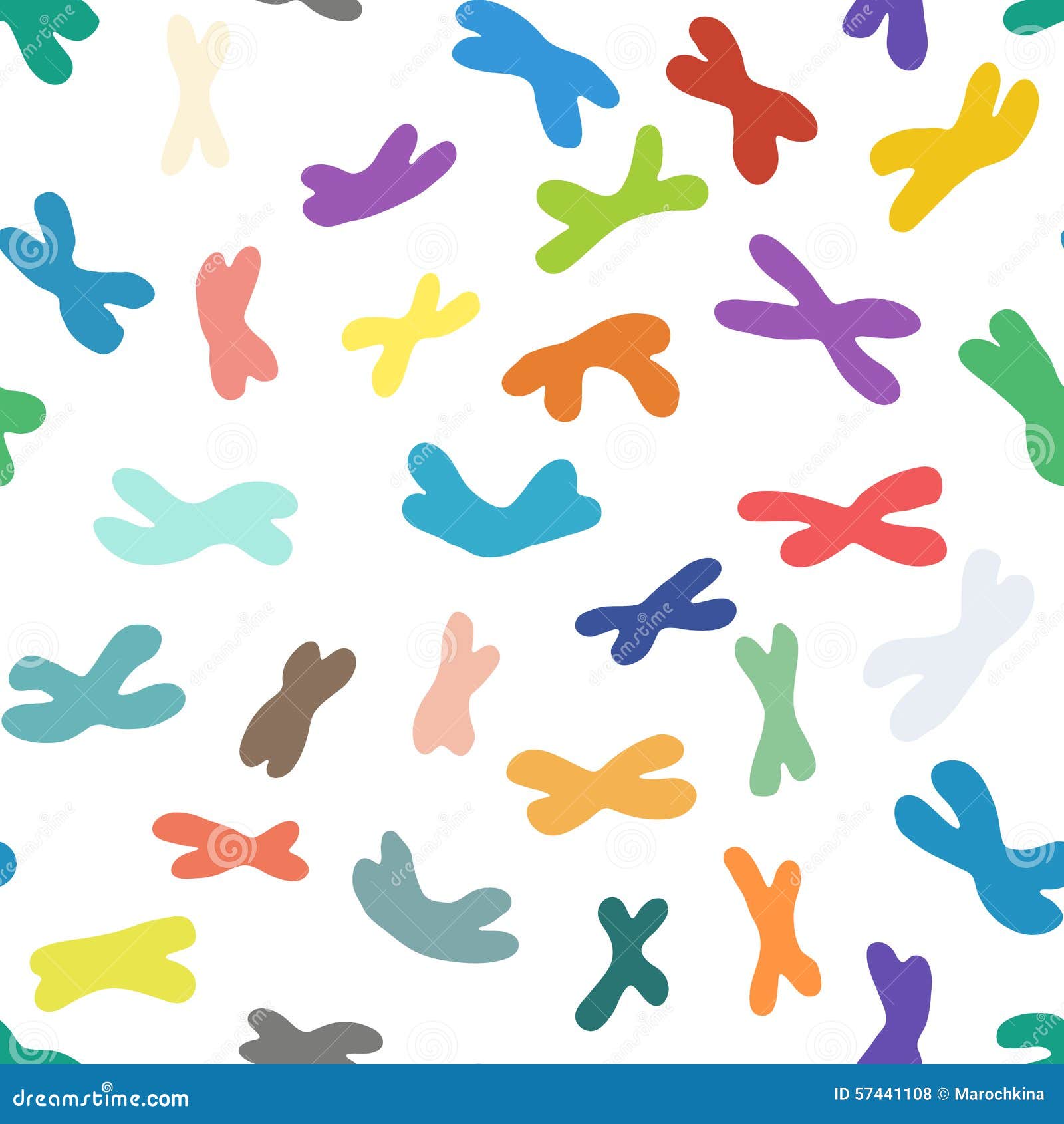 Pattern with a Human Chromosome Stock Vector - Illustration of ...