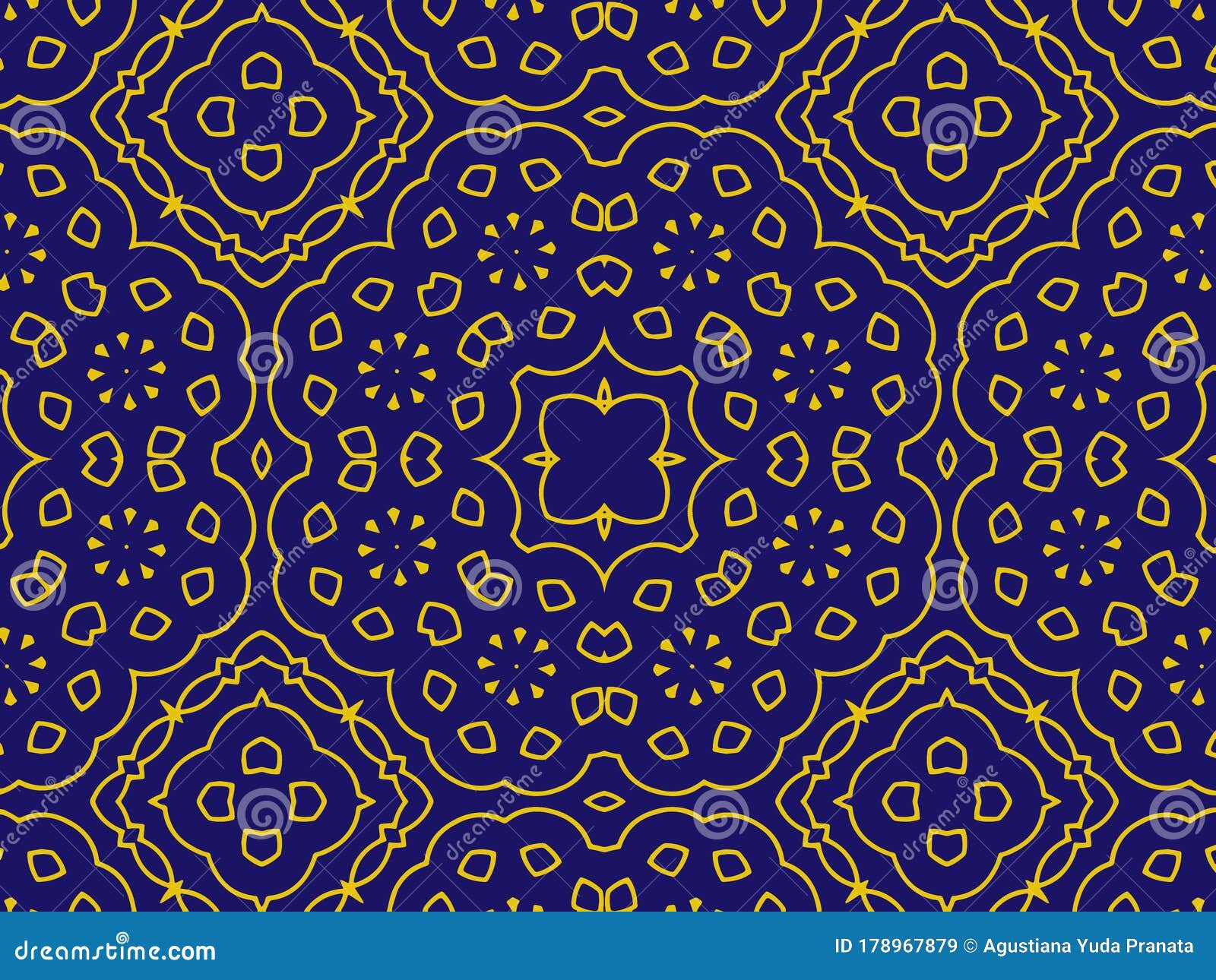 Pattern Illustration Blue Background Stock Vector - Illustration of ...