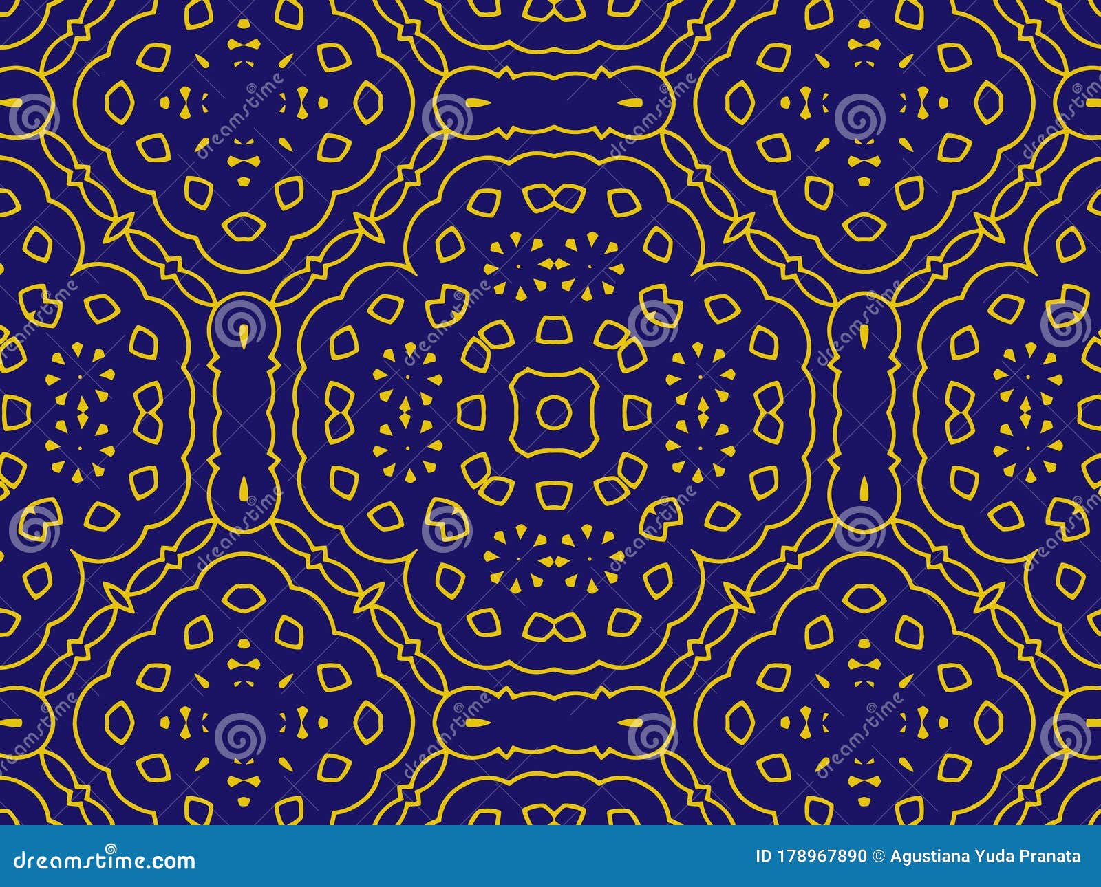 Pattern Illustration Blue Background Stock Vector - Illustration of ...